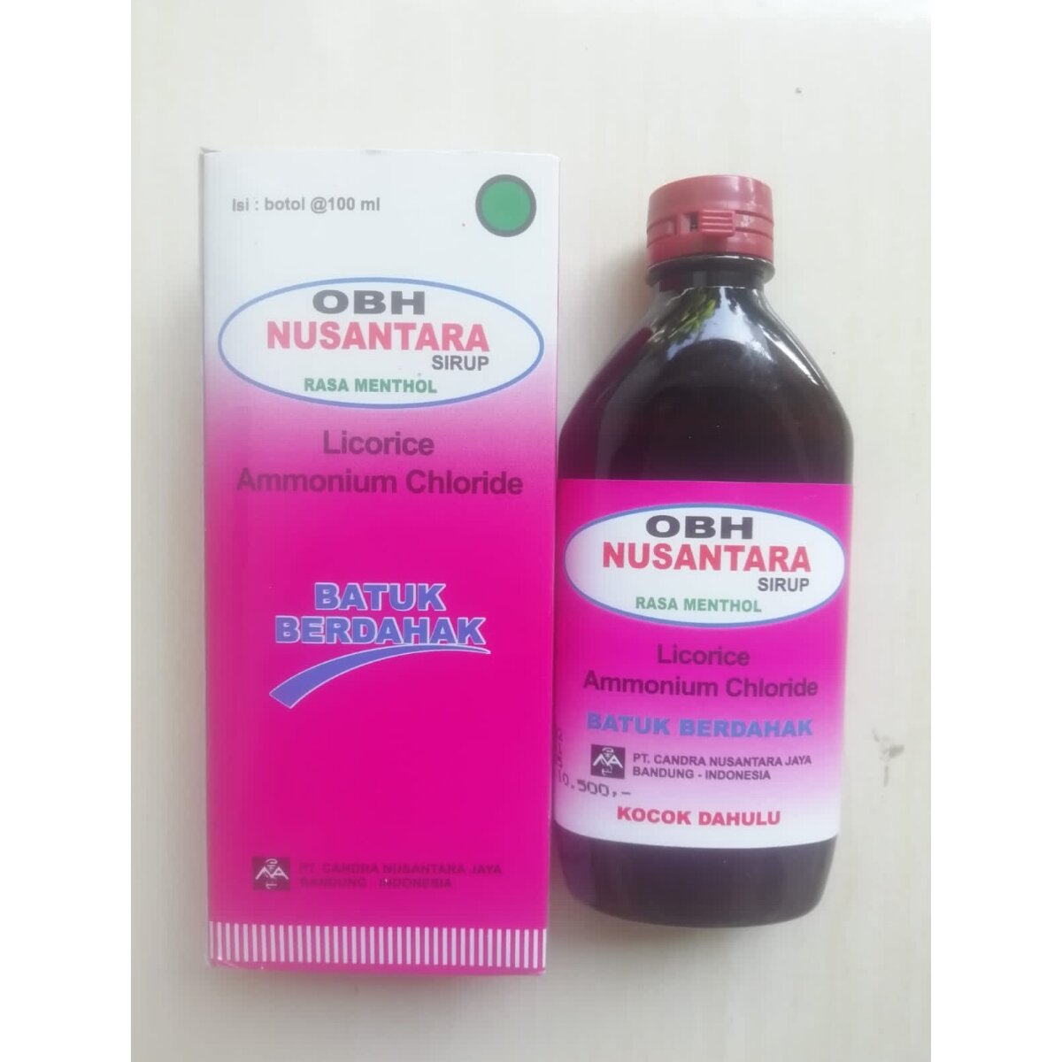 OBH Nusantara 100ml sirup, obat batuk hitam | Lazada Indonesia