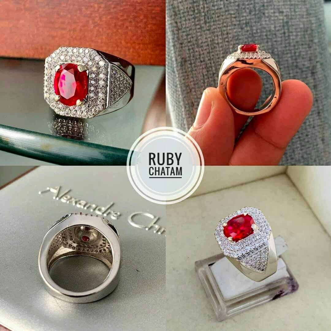 CINCIN BATU RUBY AFRIKA EKSKLUSIF | Lazada Indonesia