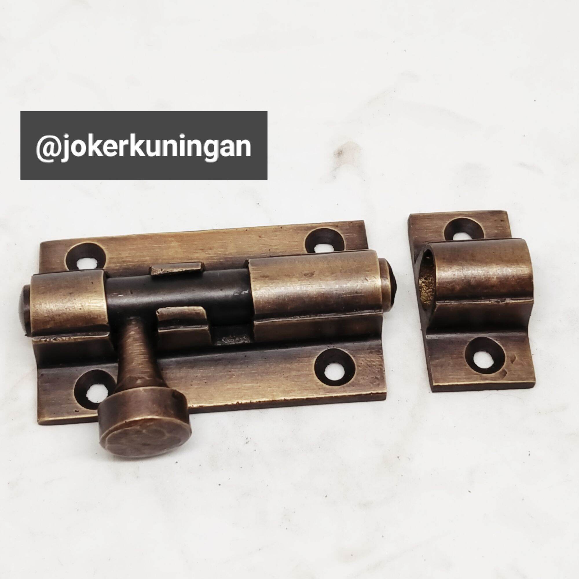 Grendel pintu grendel jendela kuningan antik 2.5inci | Lazada Indonesia