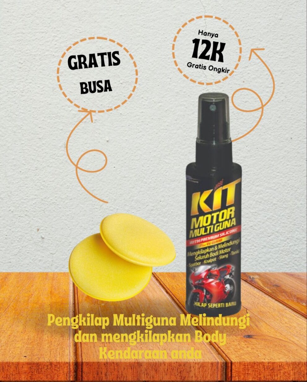 Pengkilap Body Motor dan Mobil KIT Pengkilap Mobil | Lazada Indonesia