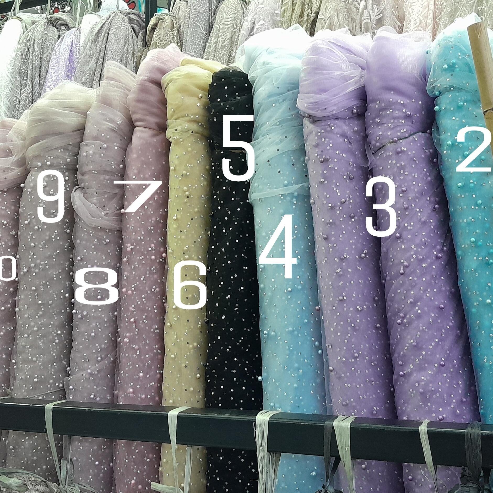 Kain swarovski pearl , harga 1meter | Lazada Indonesia