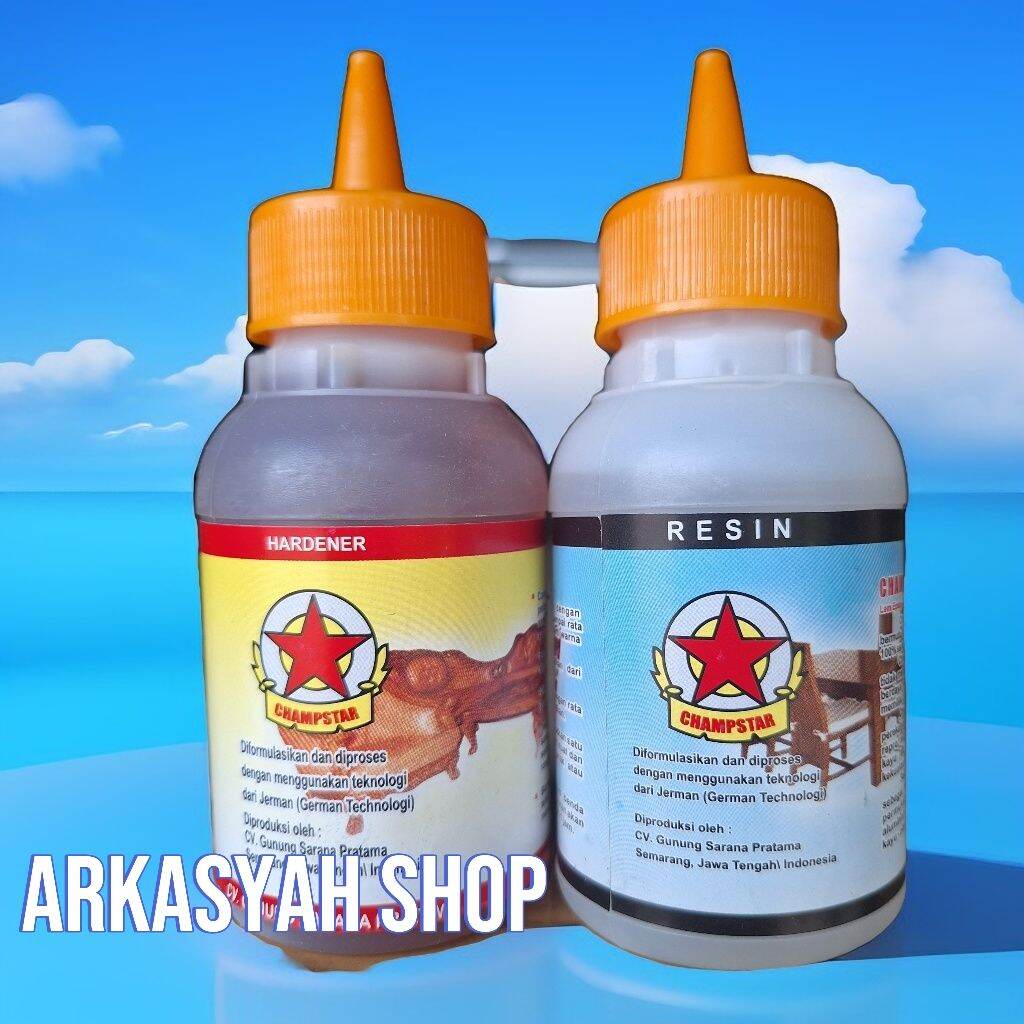 LEM BINTANG EPOXY HARDENER RESIN PPO 1/4 (LEM KAYU LEM 2 KOMPONEN LEM ...