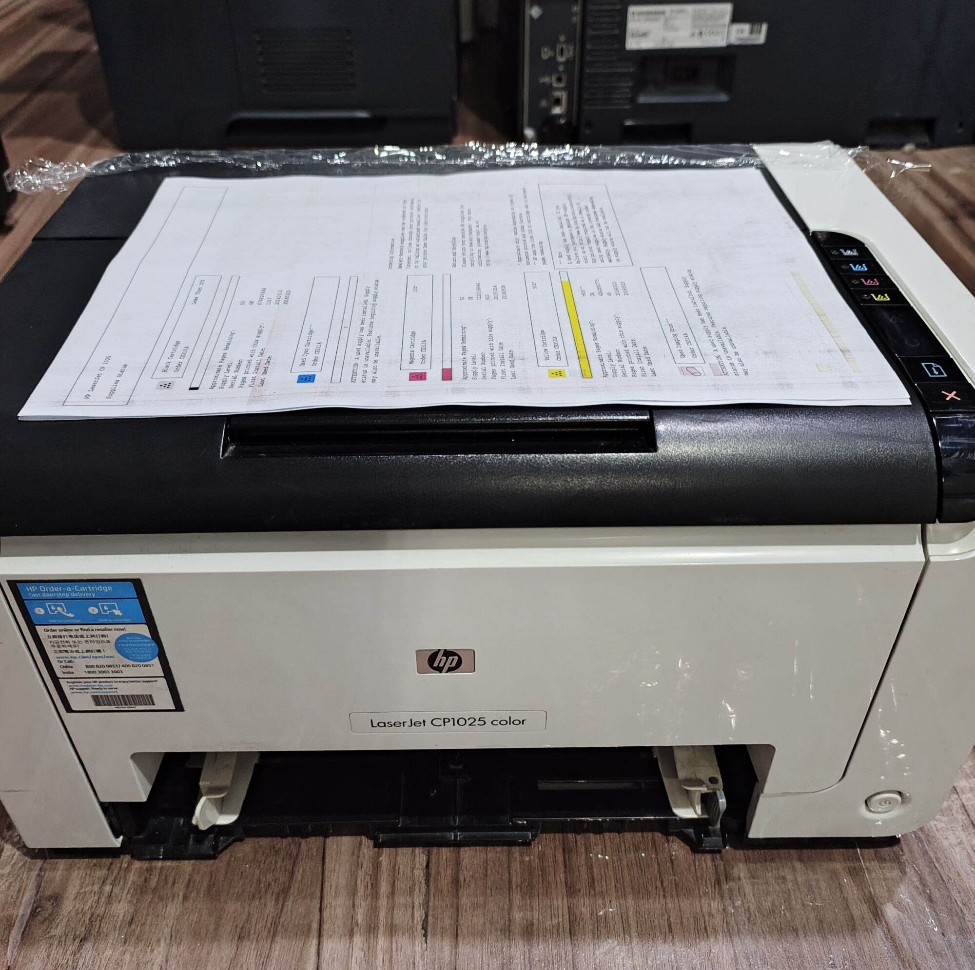 Printer Warna Siap Pakai Toner full 100% hp laserjet cp1025 | Lazada ...