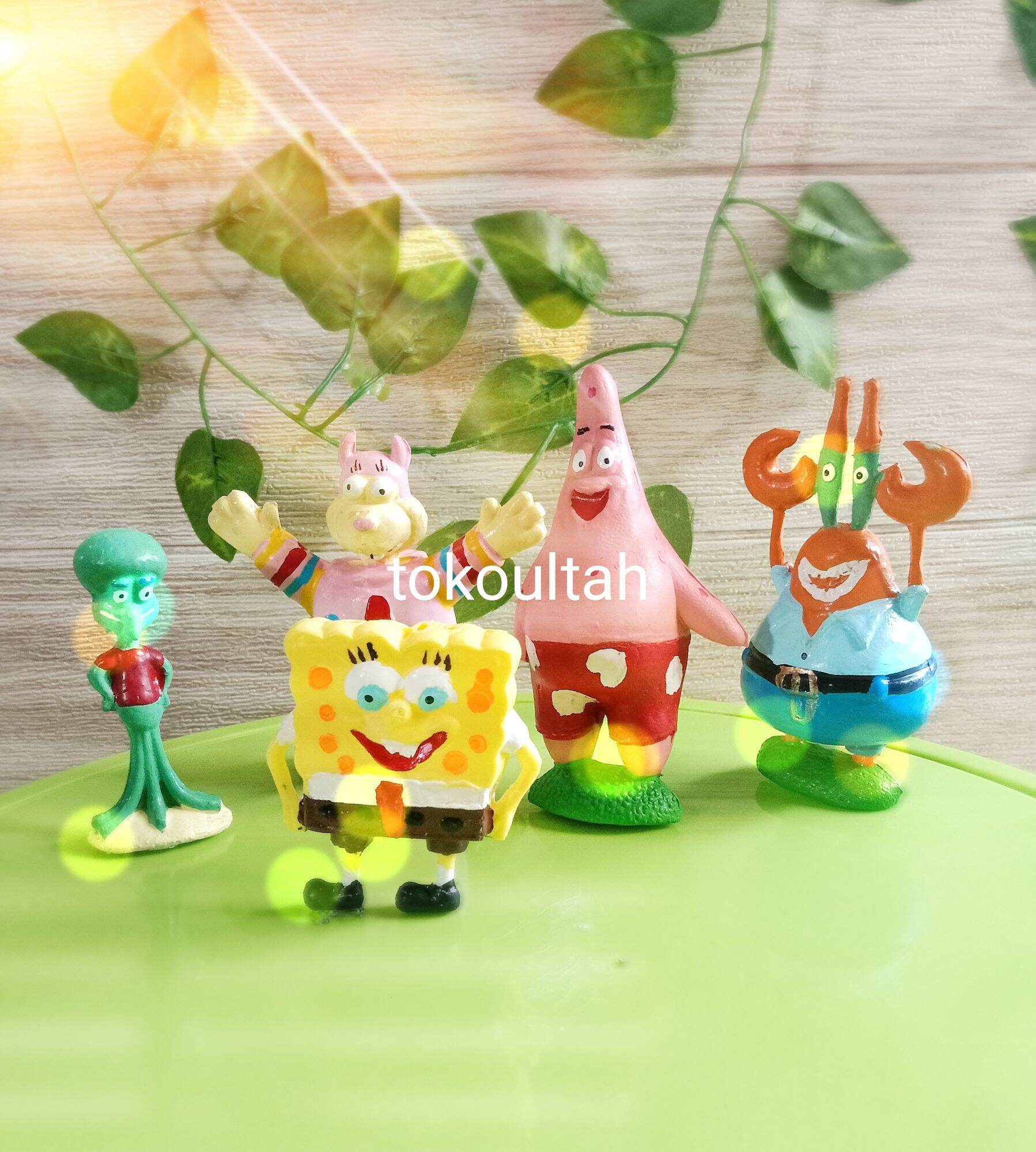 Topper Kue Mainan Spongebob Isi 5 Terbuat Dari Plasik | Lazada Indonesia