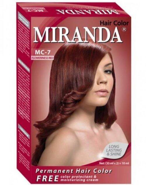 MIRANDA Hair Color 3D Color Effect (30mlx 2)+10ml /Miranda Permanent ...