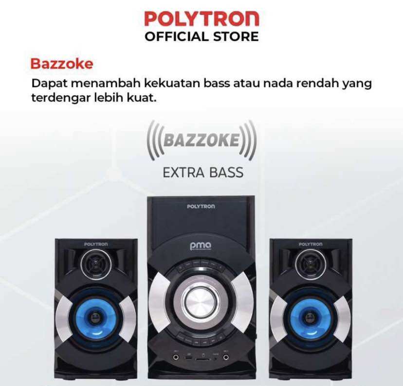 Polytron PMA 9527 Speaker Multimedia Bluetooth Super Bass Original ...