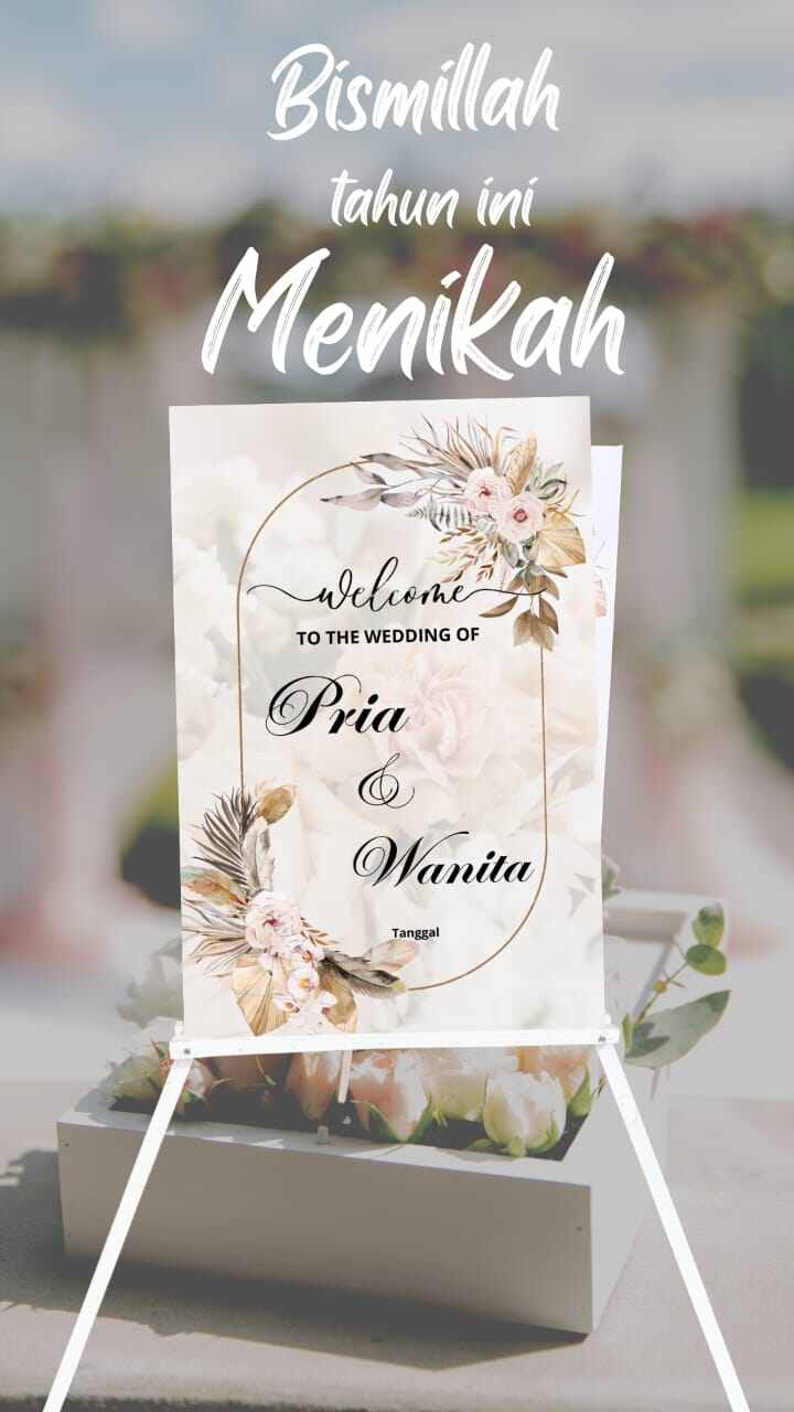 CETAK FOTO / WELCOME SIGN papan kayu nikah lamaran aqiqah khitan ...