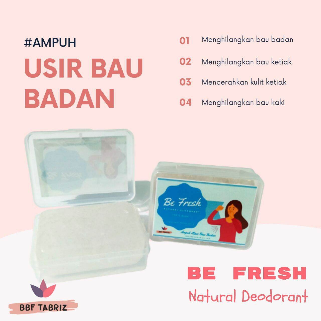 Batu Tawas Deodoran Deodorant Crystal Deo Penghilang Bau Badan Ketiak ...