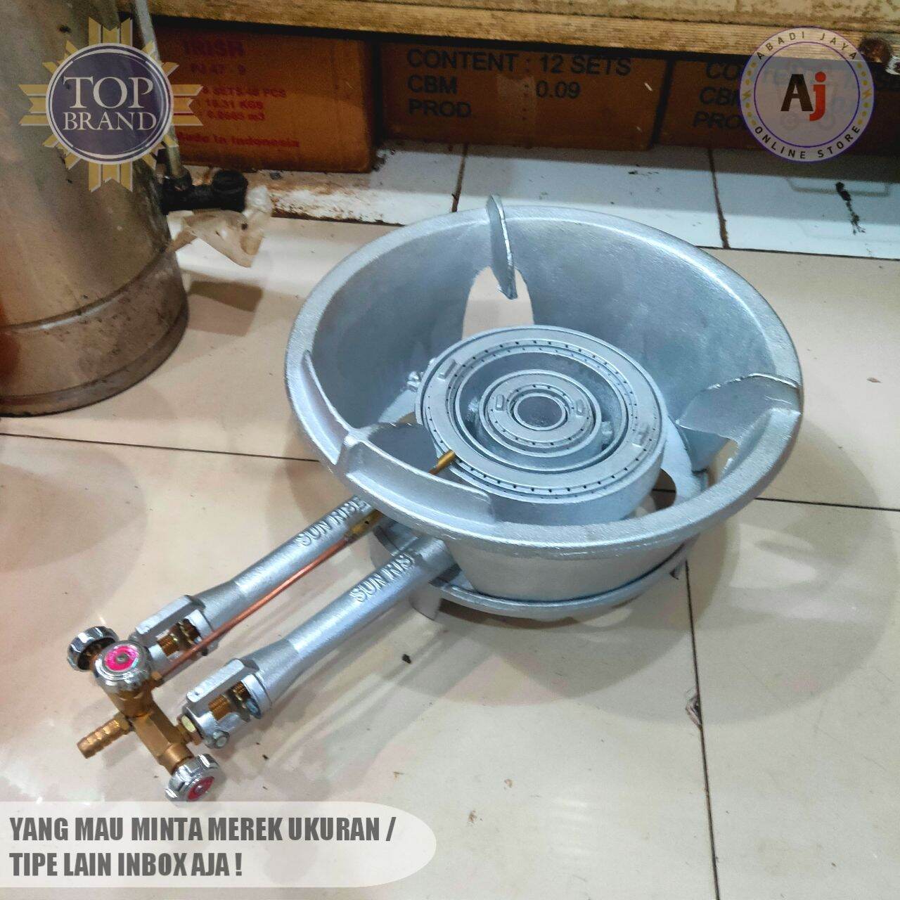 kompor api besar high pressure 8b sunrise high quality | Lazada Indonesia