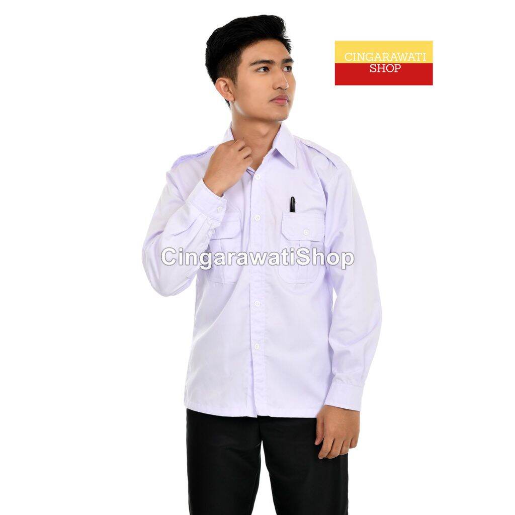 Kemeja Pdl Putih Lengan Panjang Lengan Pendek Baju Pdh putih Pemda ...