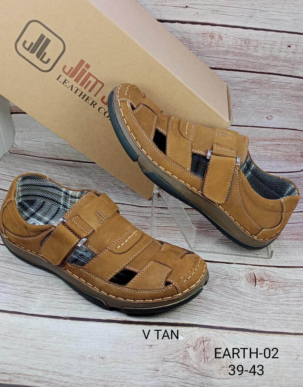 SEPATU PRIA KULIT JIM JOKER EARTH -02 | Lazada Indonesia