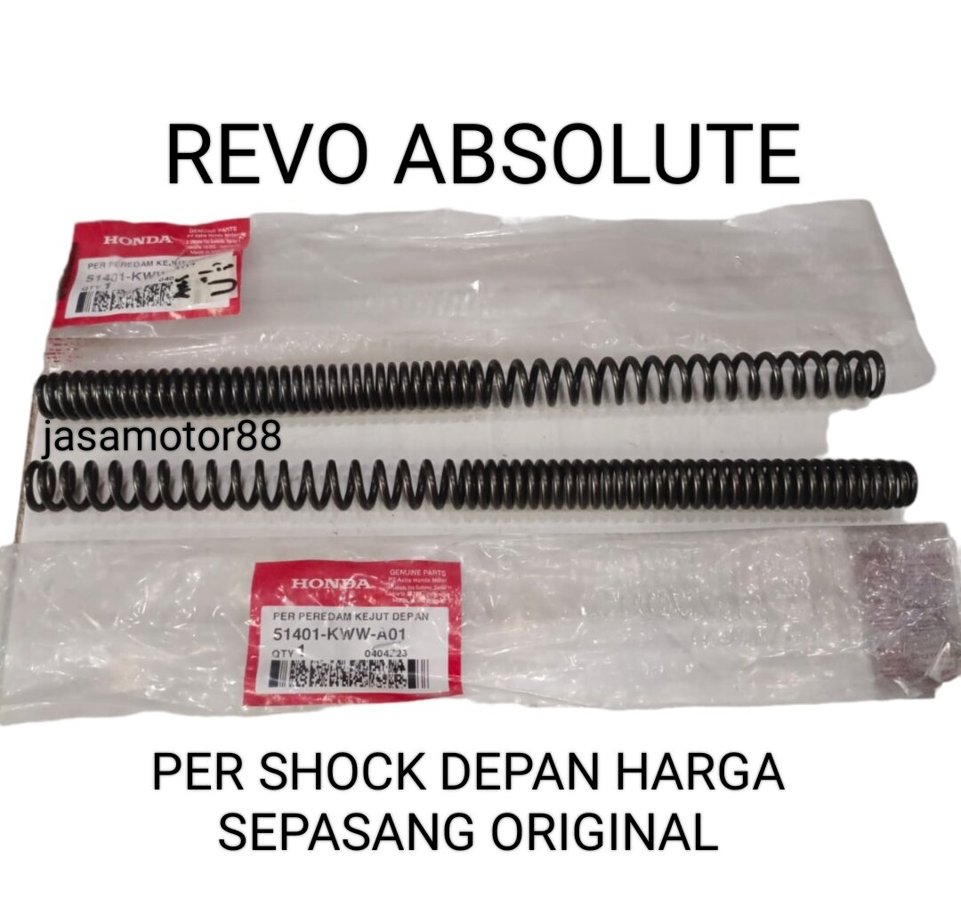 PER SHOCK DEPAN REVO ABSOLUTE ORIGNAL HARGA SEPASANG | Lazada Indonesia