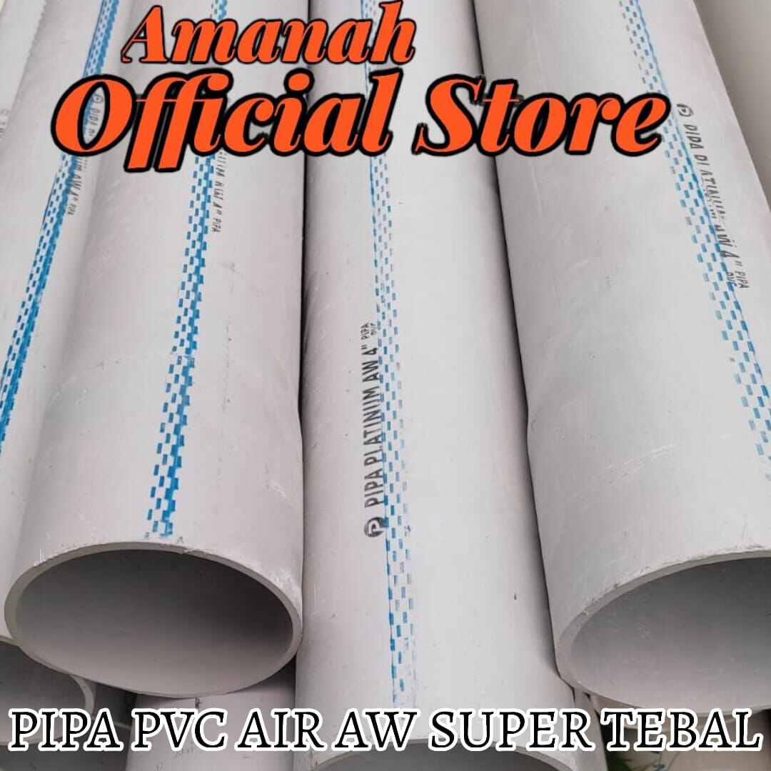 PIPA PVC air super tebal AW 4inch setengah meter 1/2 meter | Lazada ...