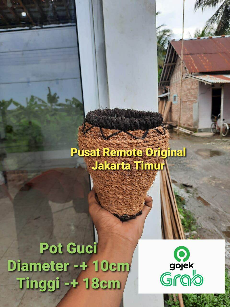 POT BUNGA POT MEJA SERABUT KELAPA MODEL GUCI | Lazada Indonesia