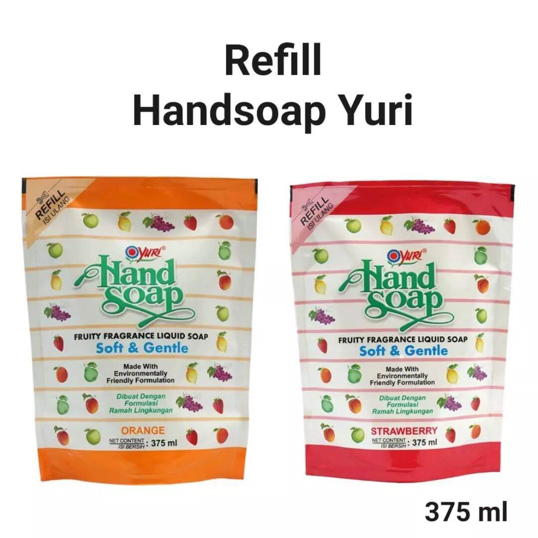 Yuri Hand Soap Sabun Cuci Tangan 410ml Pump / Hand Soap Yuri 375ml ...