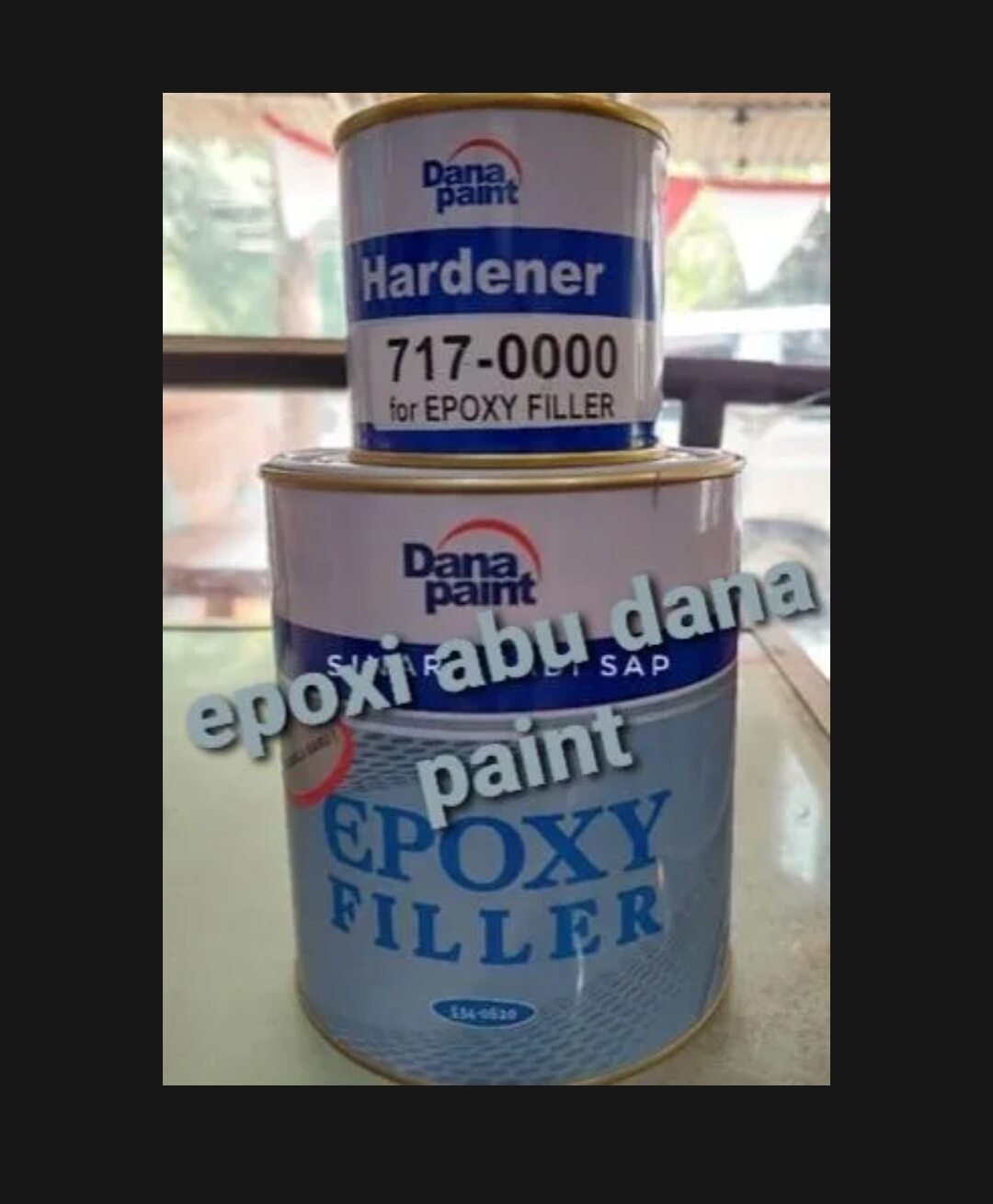 CAT DUCO EPOXY EPOXI FILLER ABU ABU + HARDENER cat dasar epoksi primer ...