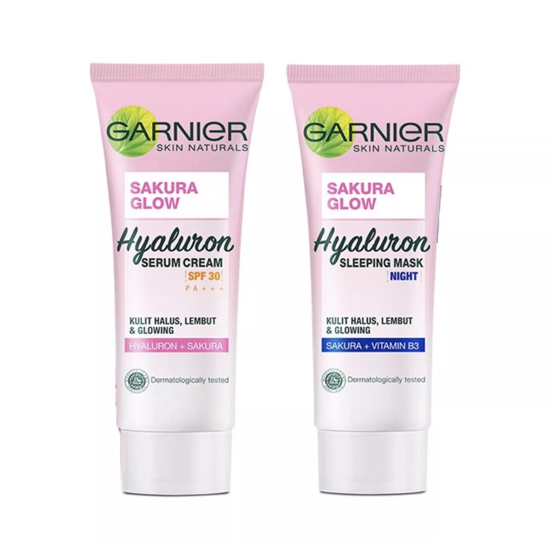 Paket Garnier Sakura Glow Day & Night 20ml - Small Size ( Sakura White ...