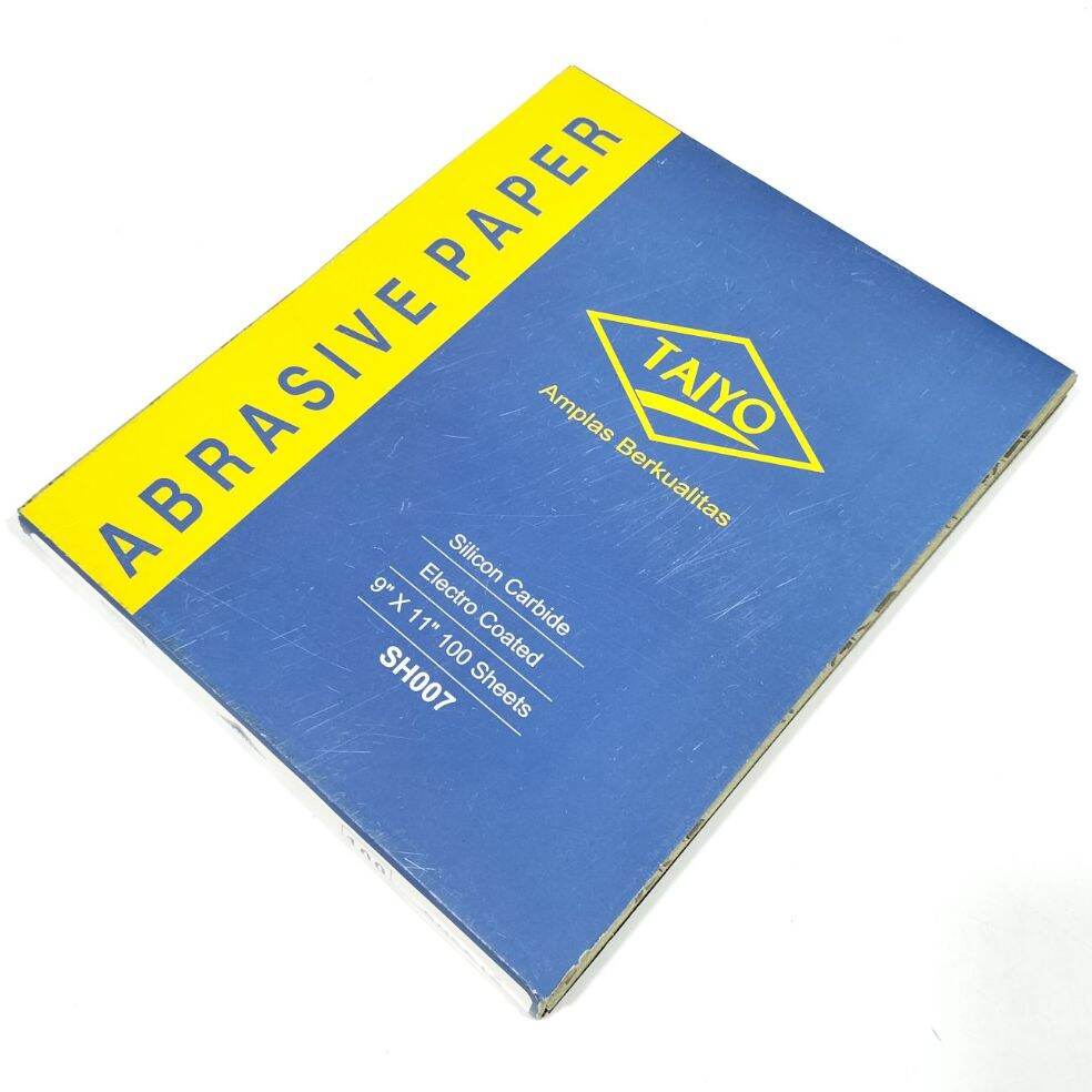 Amplas Besi grit 180 100Lembar / Amplas air Duco Taiyo (C389P) | Lazada ...