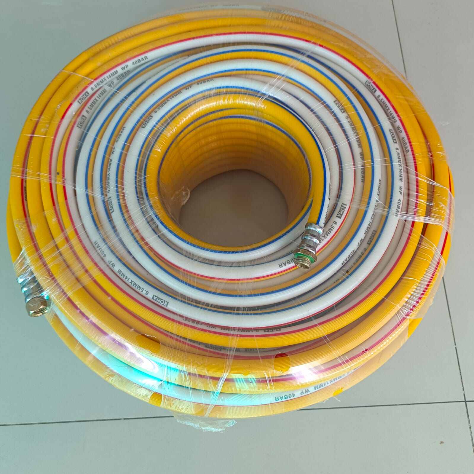 SELANG ANGIN KOMPRESOR KUNING 8,5 mm x 14 mm HARGA 1 PER METER | Lazada ...