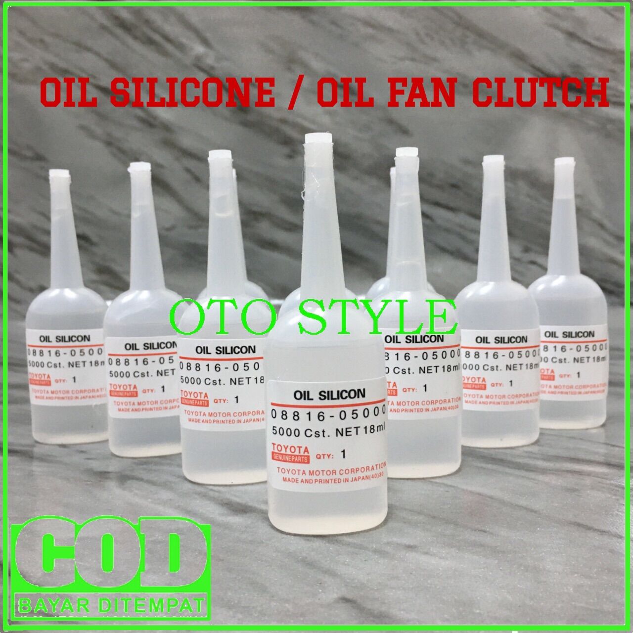 OIL SILICONE TOYOTA - OIL FAN CLUTCH - OLI SILICONE - MINYAK KIPAS ...
