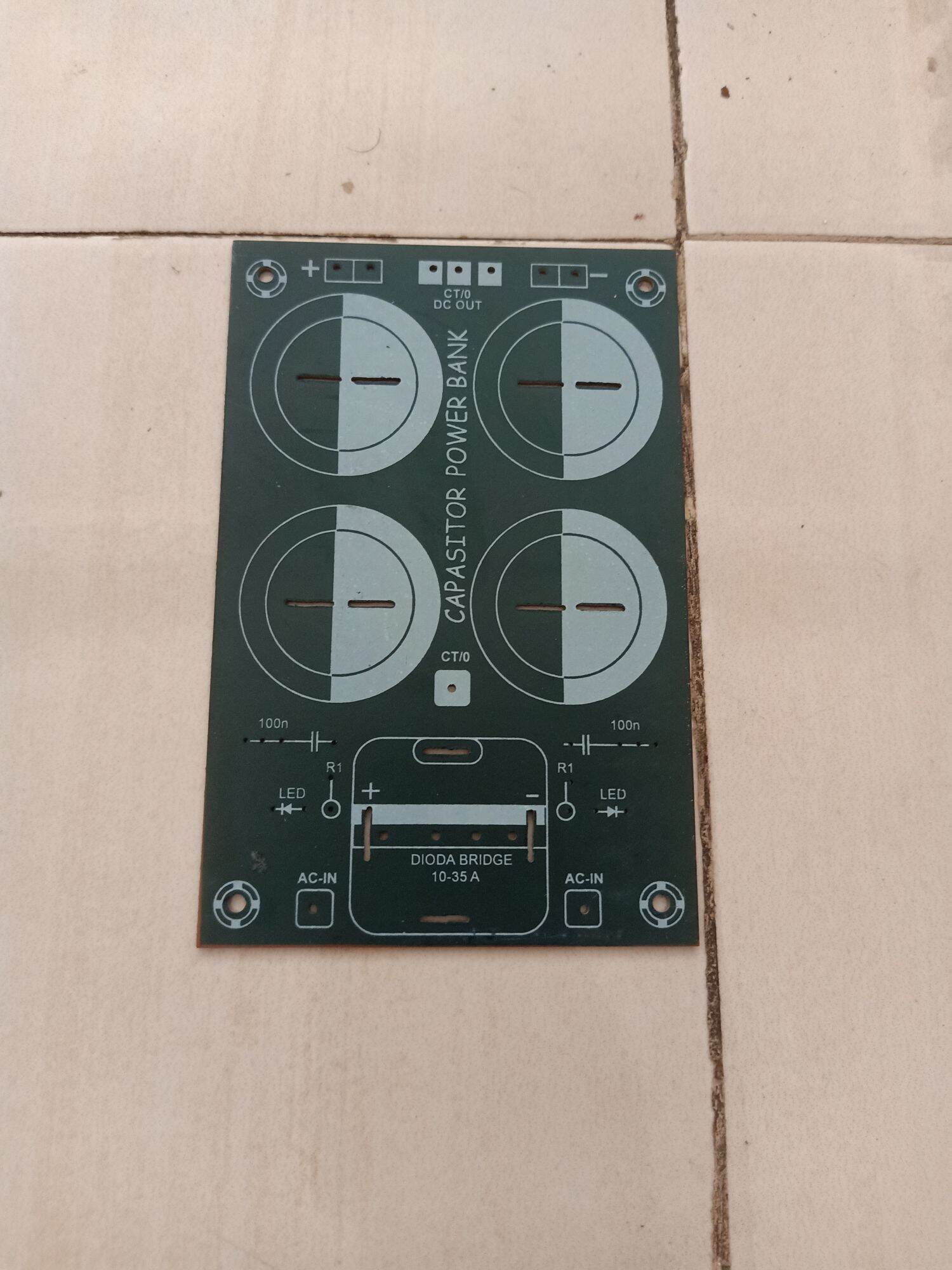 pcb elko isi 4 elco tekno power supply psu amplifier elko ampli power ...