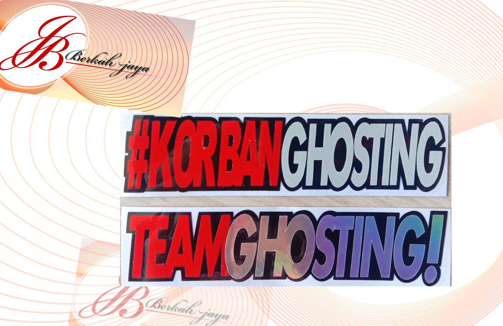 Cutting sticker stiker #KORBAN GOSTING # stiker TEAM GOSTING stiker ...