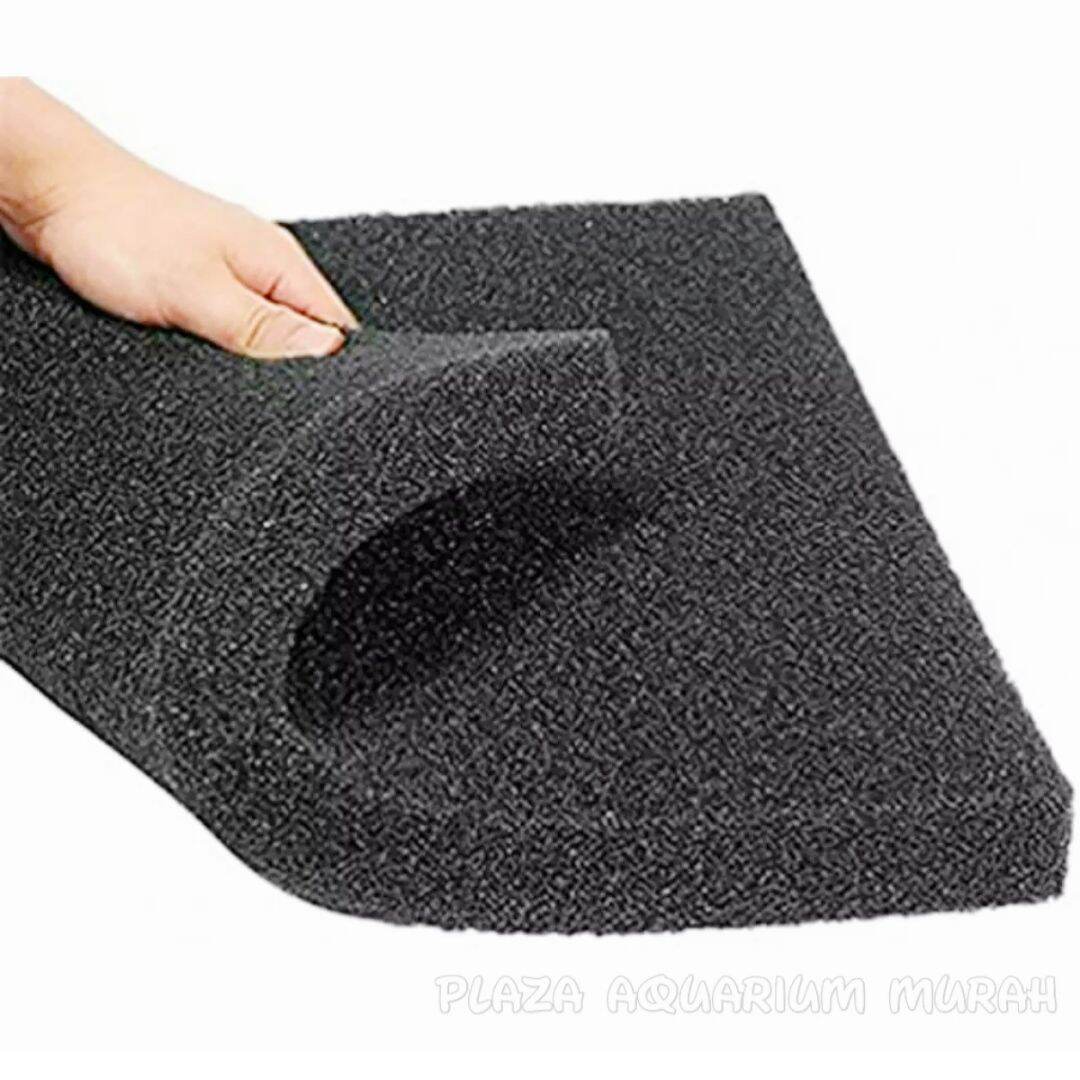 Busa Filter Aquarium Aquascape Kolam Ikan 25 × 25 × 3 cm | Lazada Indonesia