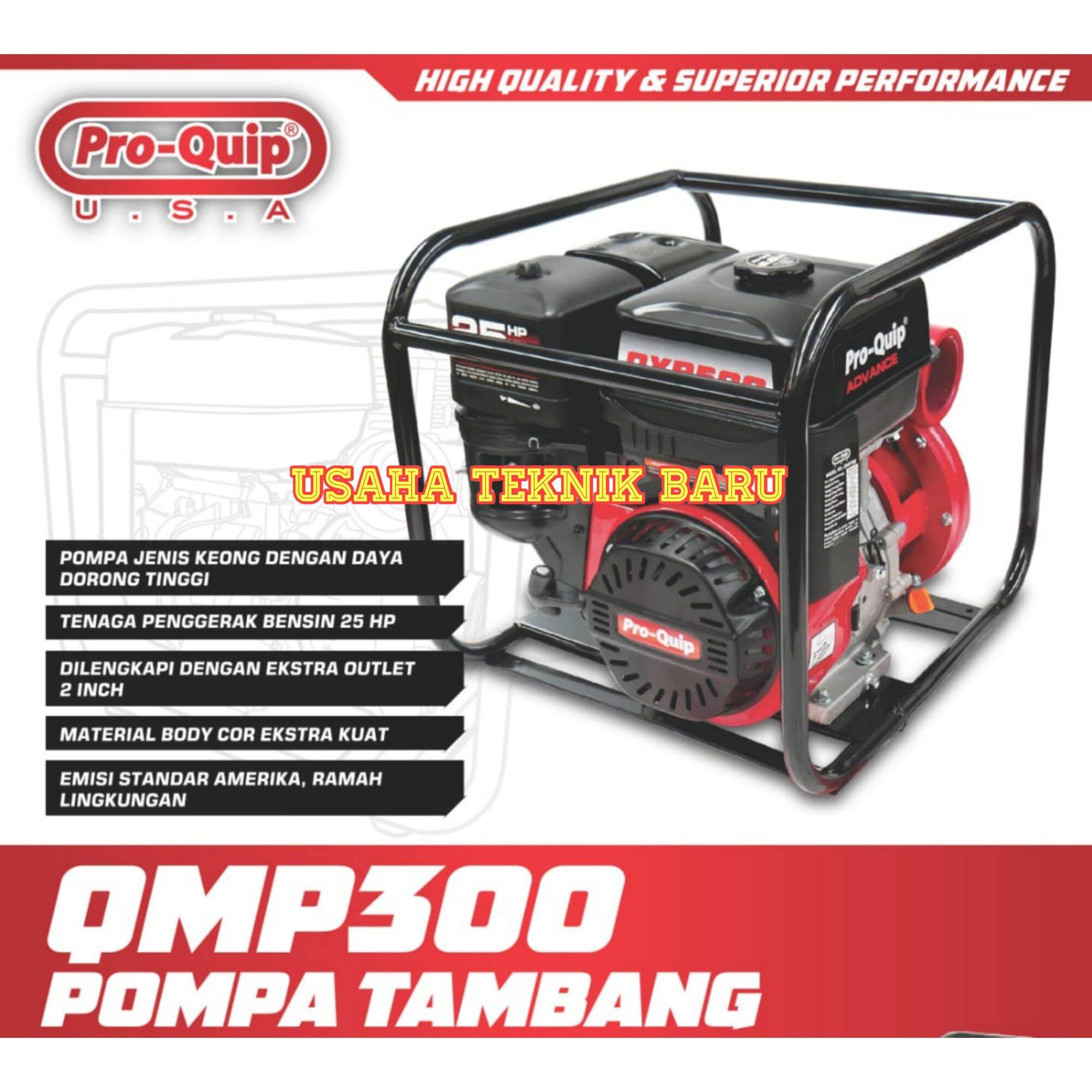 Pompa Tambang Pro Quip QMP 300 | 25HP 3 inch Pompa High Pressure Heavy ...