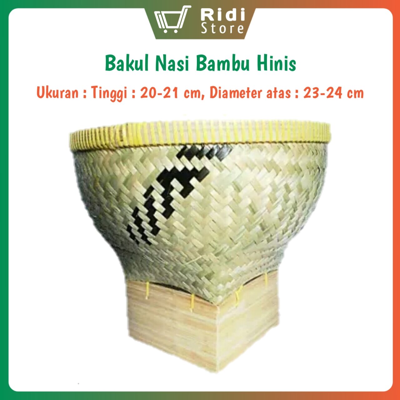 Bakul Nasi Dari Anyaman Bambu Hinis, Wakul Nasi Bambu | Lazada Indonesia