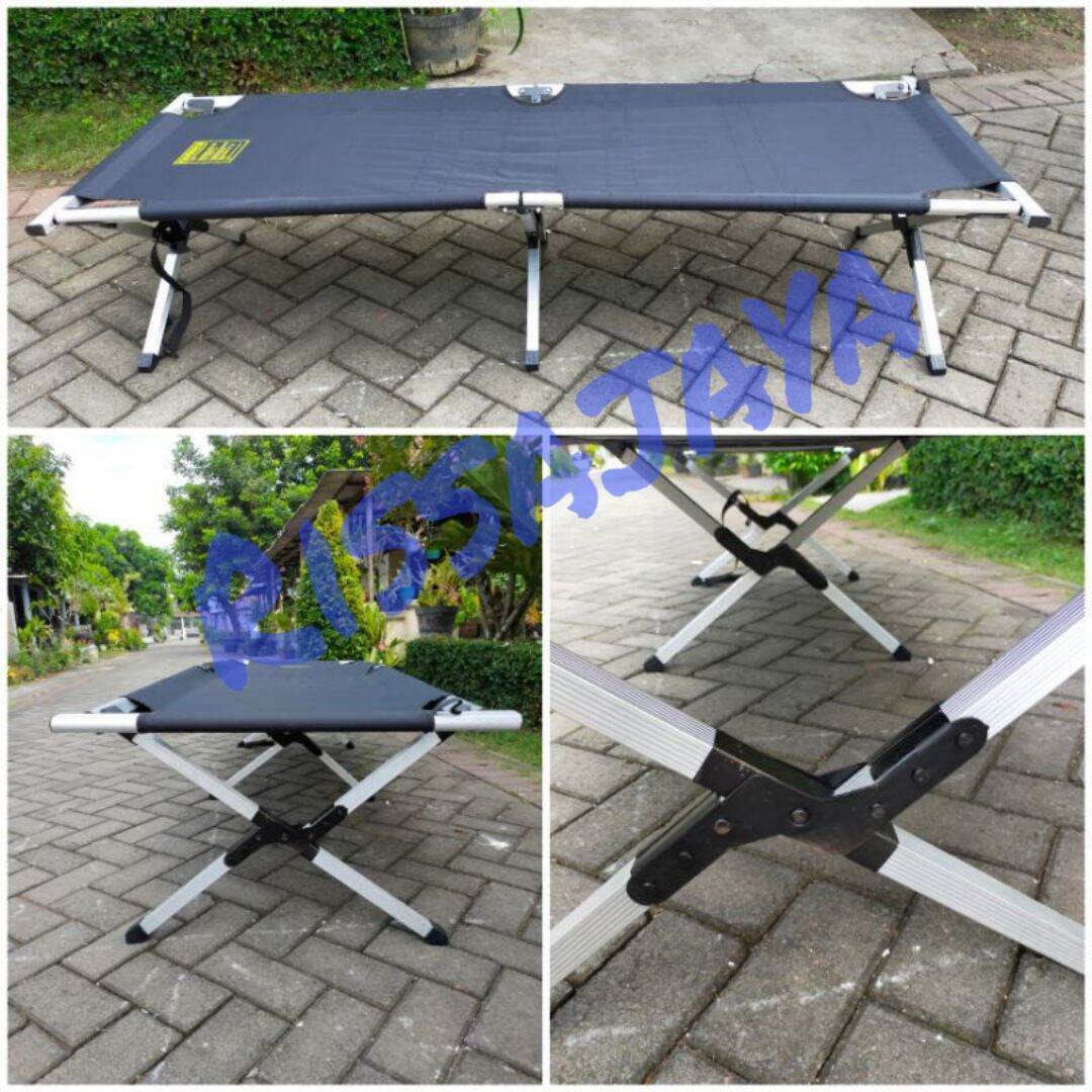 Velbed lipat Aluminium TNI POLRI | Lazada Indonesia