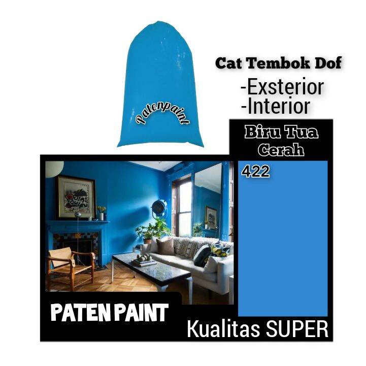 CAT TEMBOK KILOAN 1 KG / CAT TEMBOK KUALITAS SUPER / CAT RUMAH / CAT ...