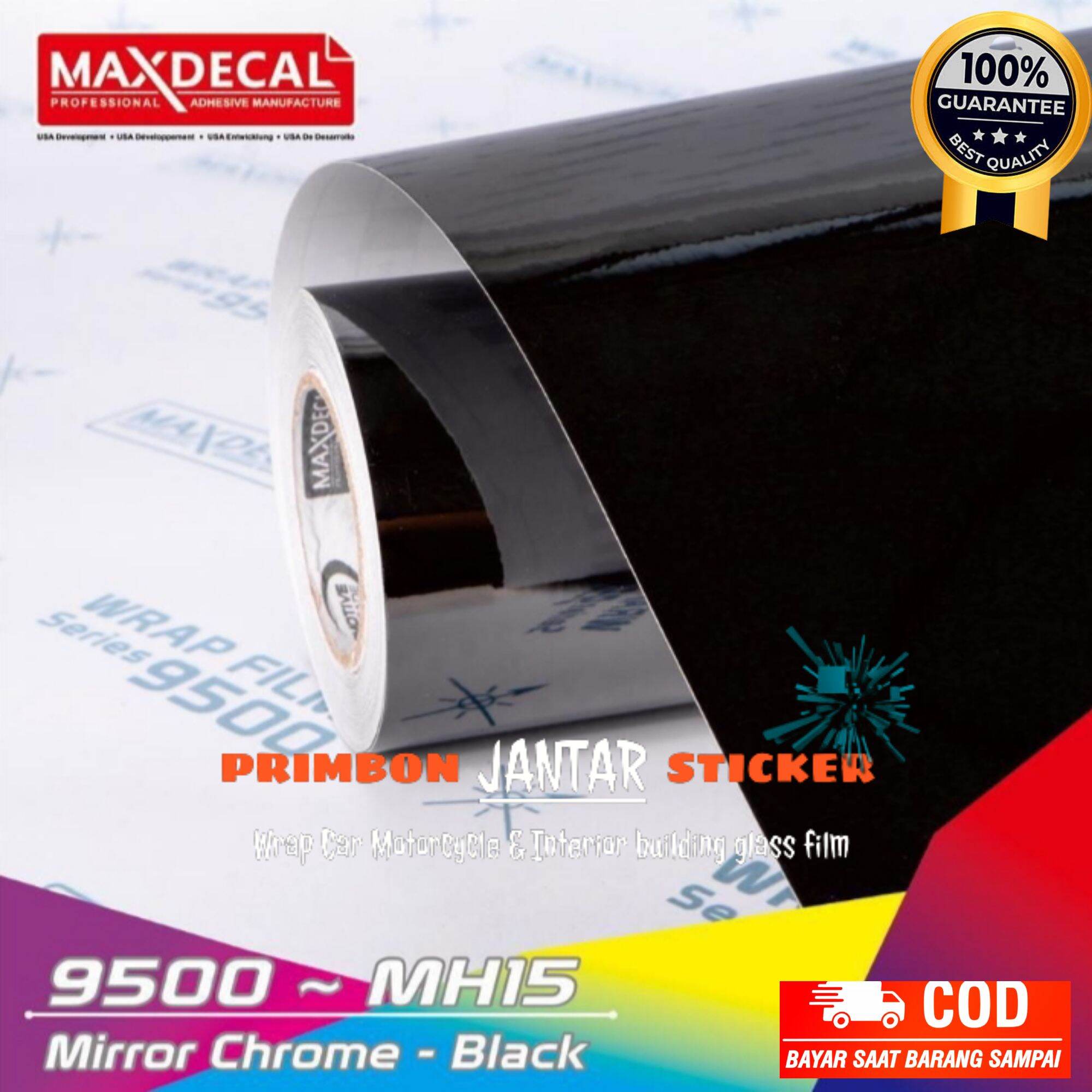 STICKER SCOTLITE METTALIK CHROME MIRROR SKOTLET MOTOR SCOTLET HITAM ...