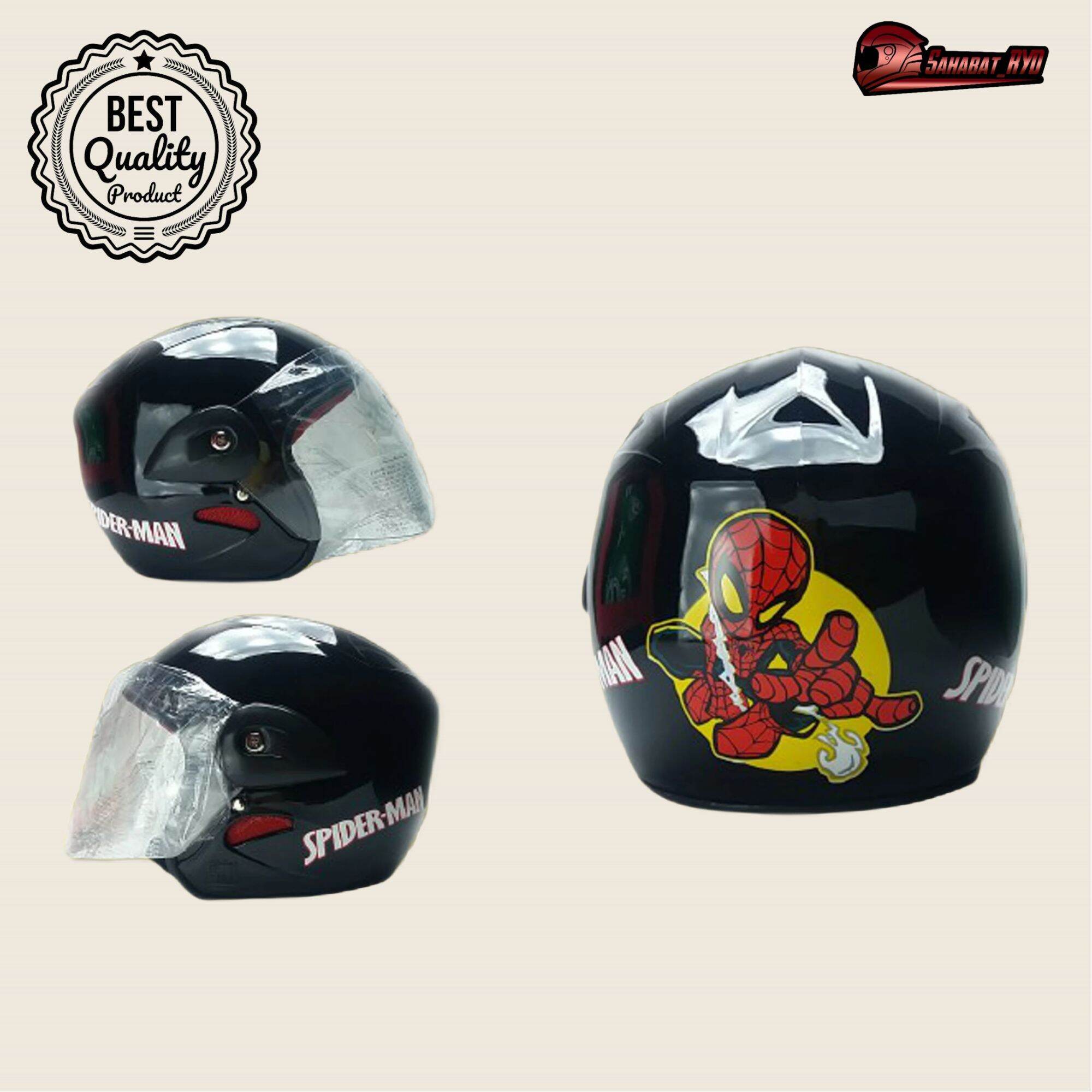 HELM MOTOR ANAK USIA 2TAHUN SAMPAI 6TAHUN SNI MURAH KEREN LUCU ANEKA ...