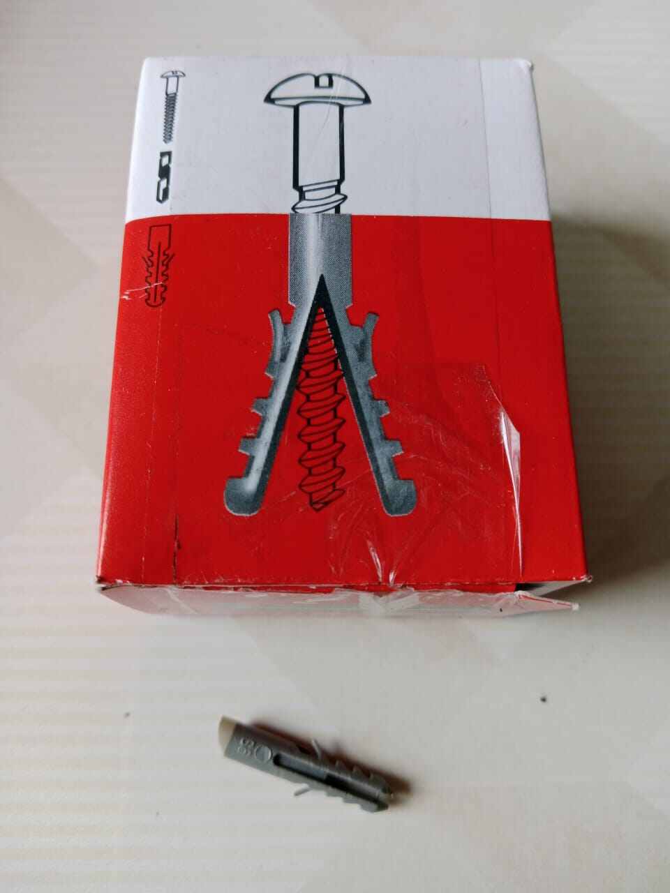 Fisher tembok / paku tembok / fisher beton 1 box murah S6/S8/S10 ...