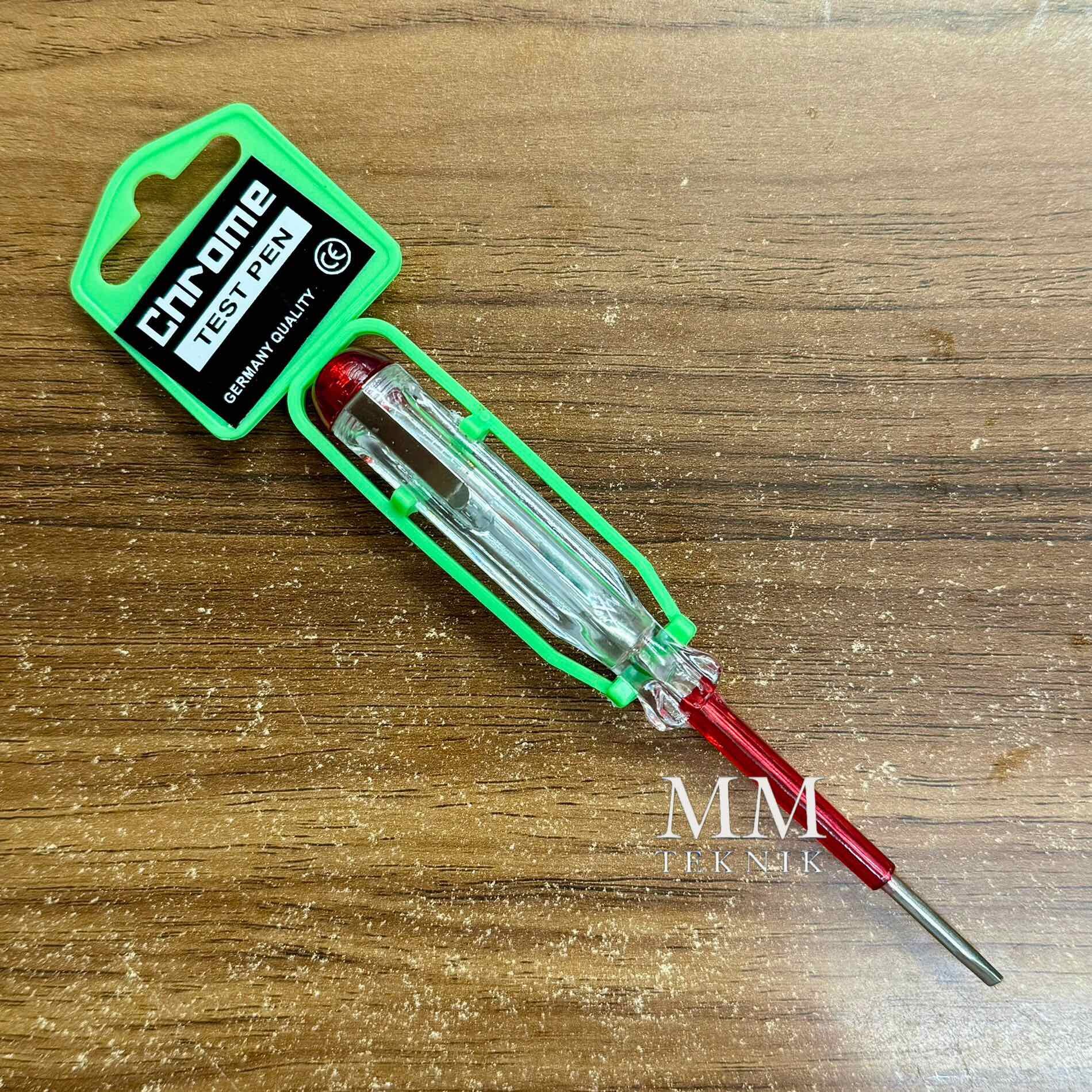 Obeng Test Pen Listrik Pipih Flesibel Tespen Elektrik AC Screwdriver ...