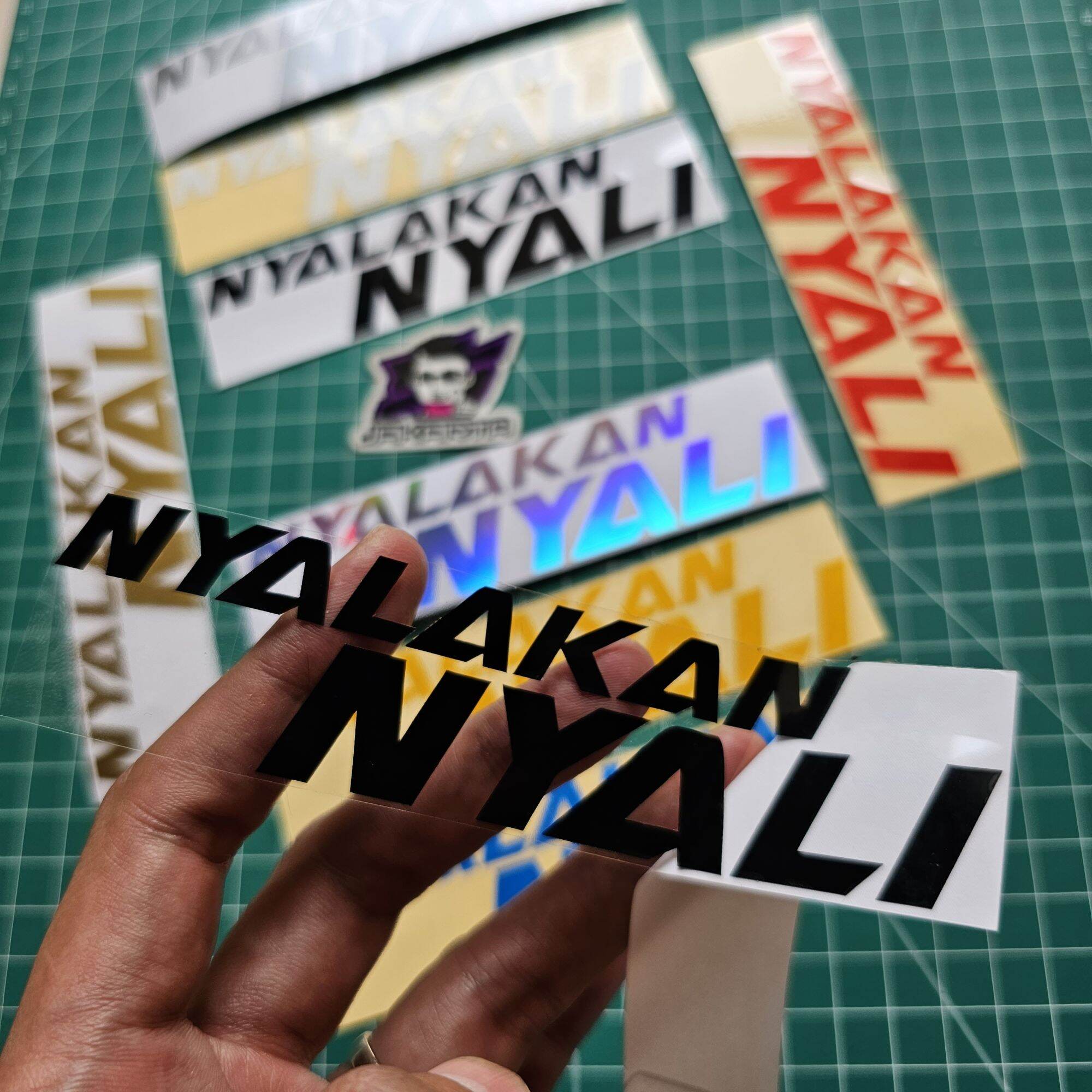 STIKER STICKER NYALAKAN NYALI CUTTING | Lazada Indonesia