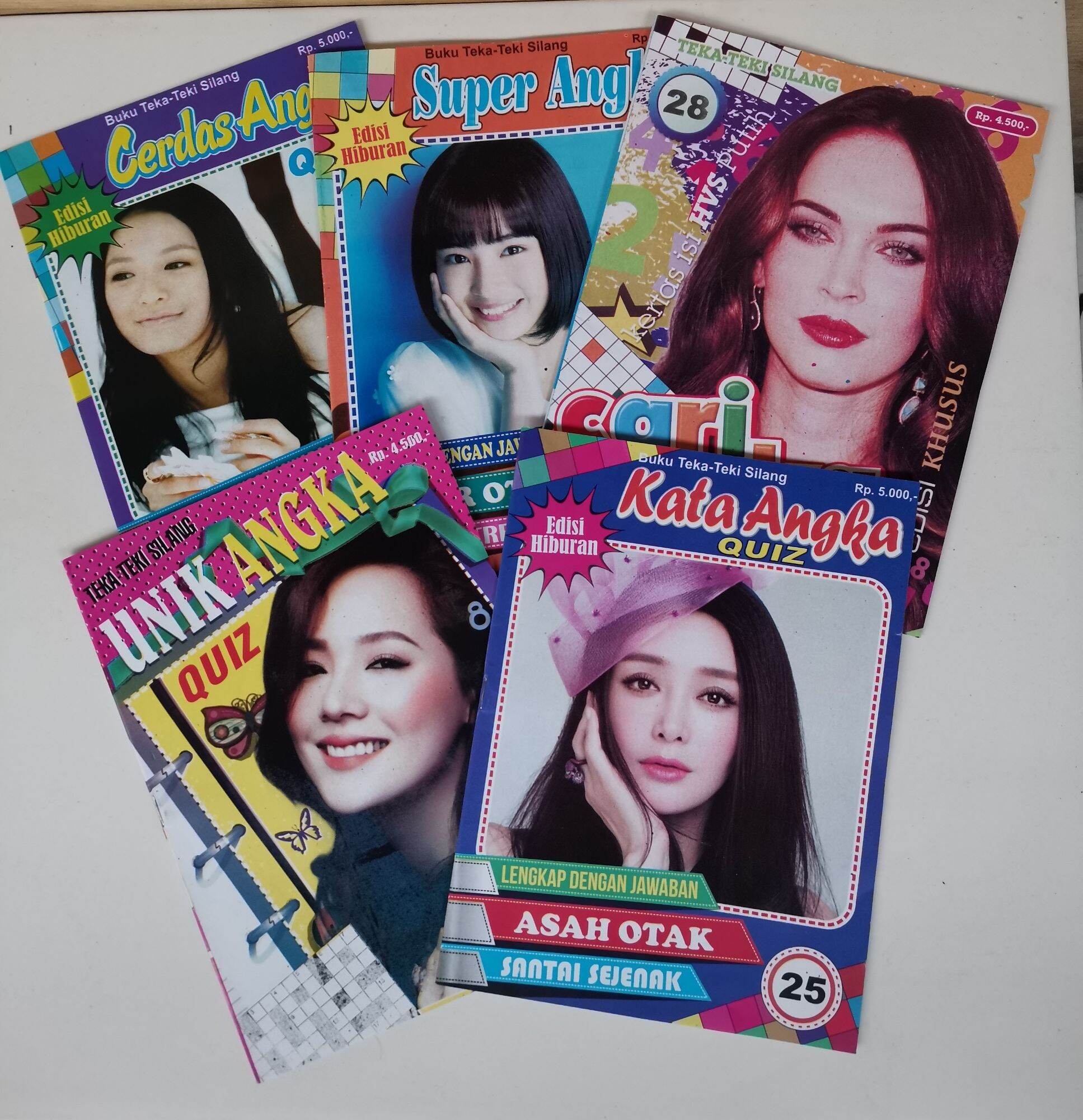 Paket 5 Buku tts angka kecil teka teki silang | Lazada Indonesia