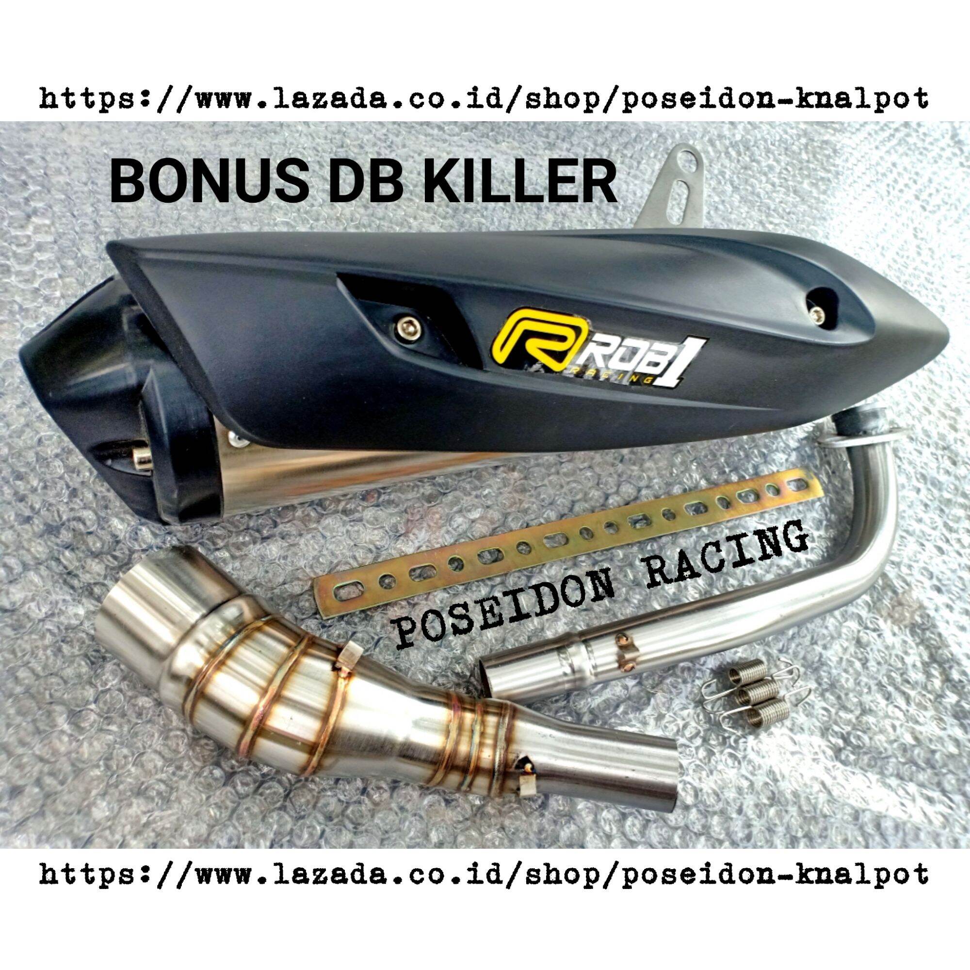 Knalpot Racing ROB1 ROB 1 Nmax Aerox Vario PCX ADV Beat Lexi Genio ...