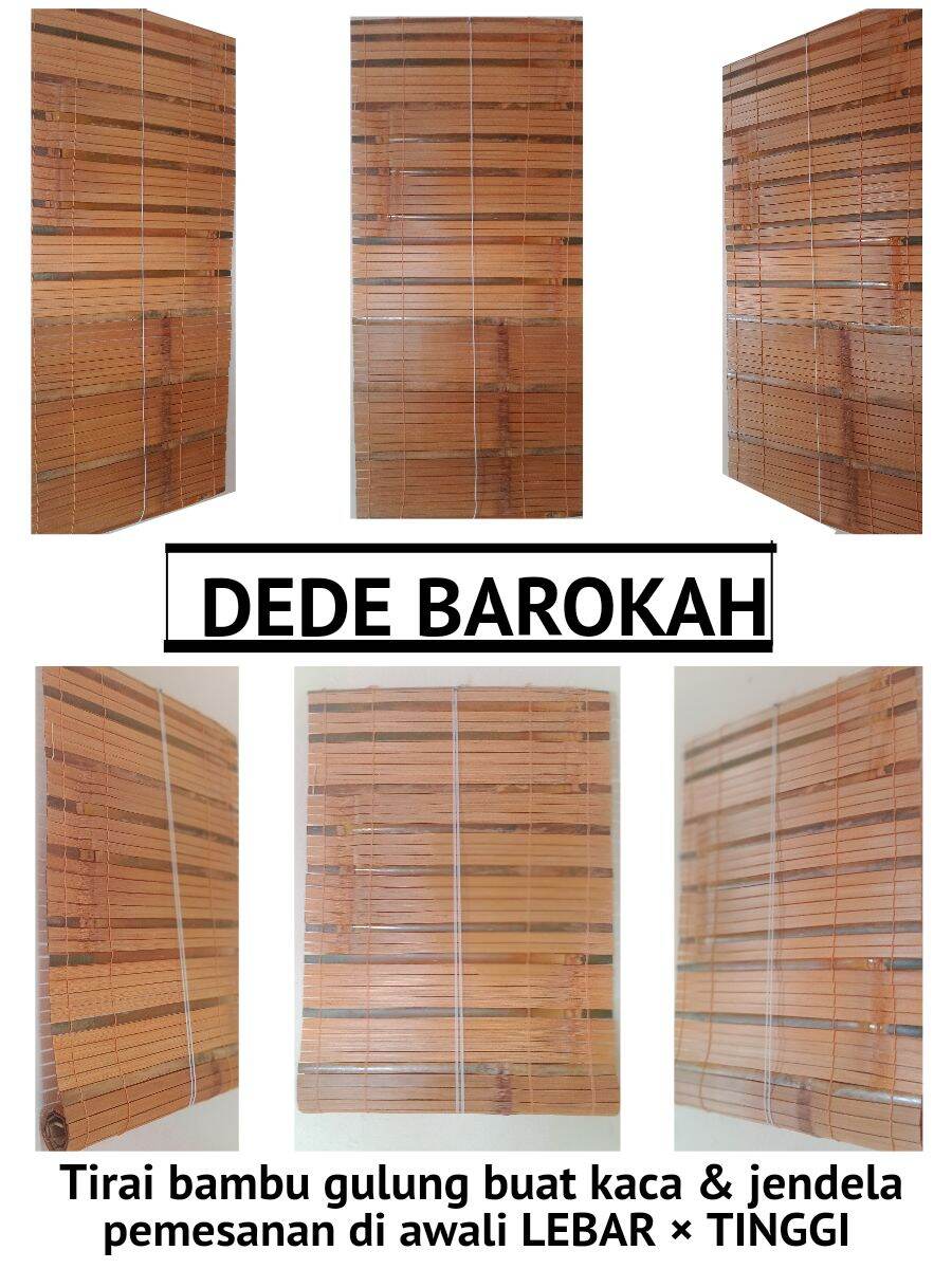 tirai bambu buat kaca, tirai bambu buat jendela / kere bambu | Lazada ...