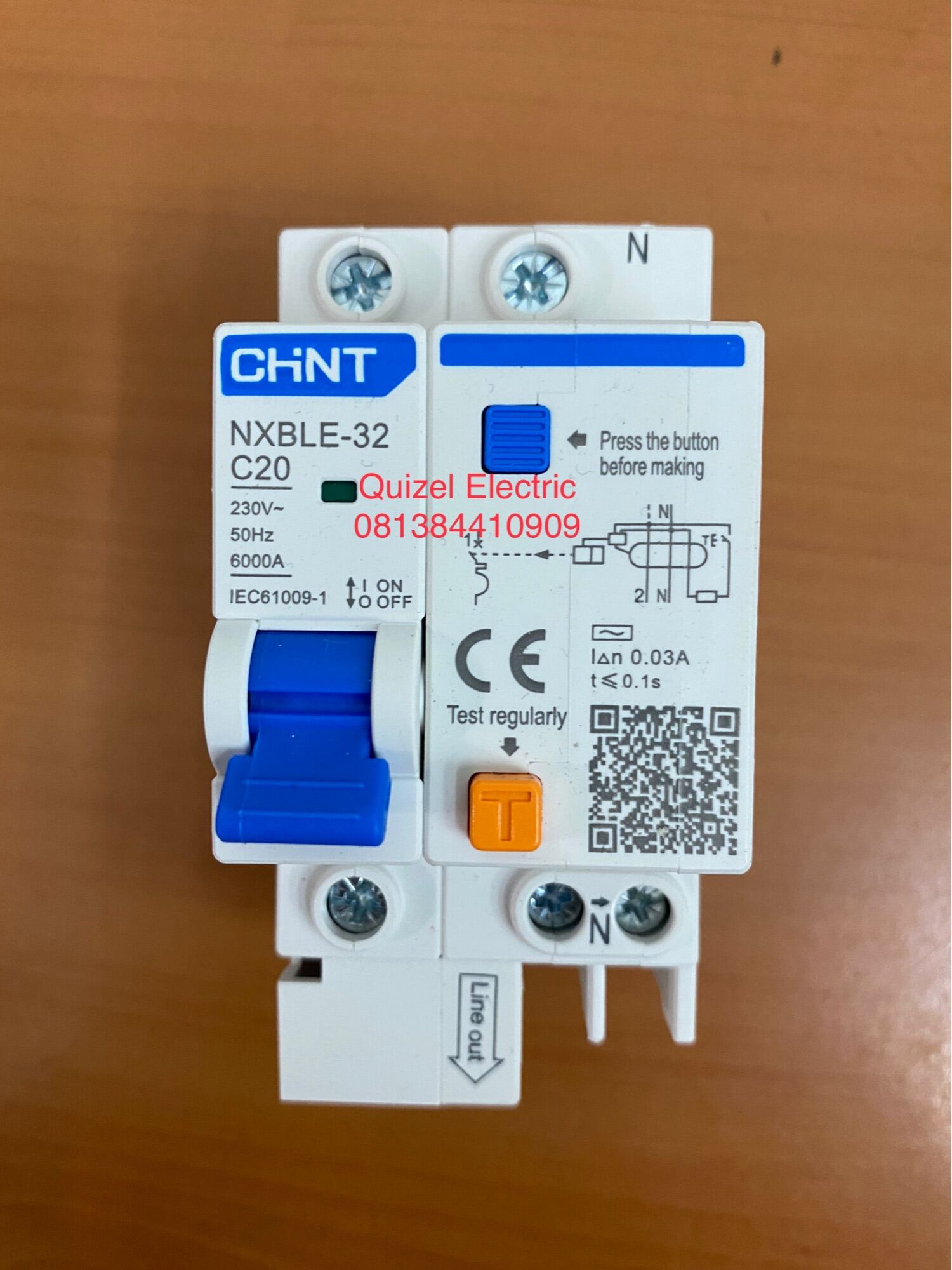 ELCB atau RCCB 20A 1P+N merk CHINT | Lazada Indonesia