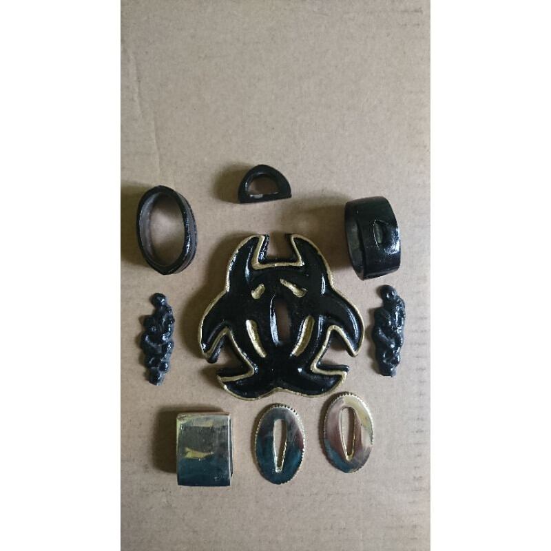 Tsuba Accesoris Katana / Samurai Hitam | Lazada Indonesia
