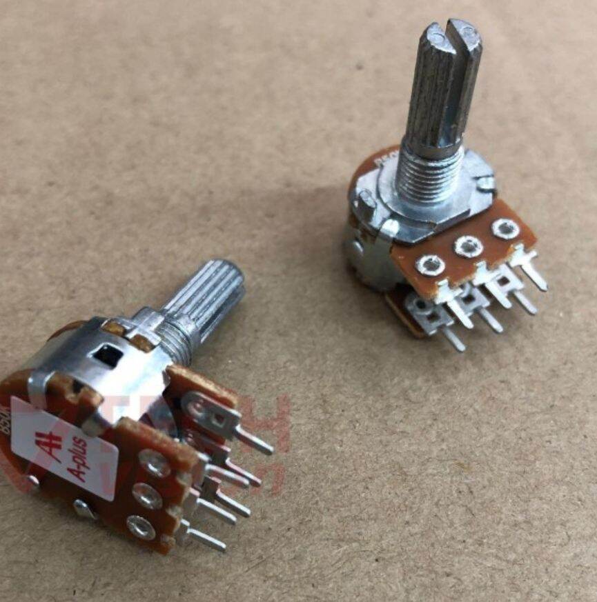 potensio stereo 10k/20k/50k/100k A-plus 6 pin | Lazada Indonesia