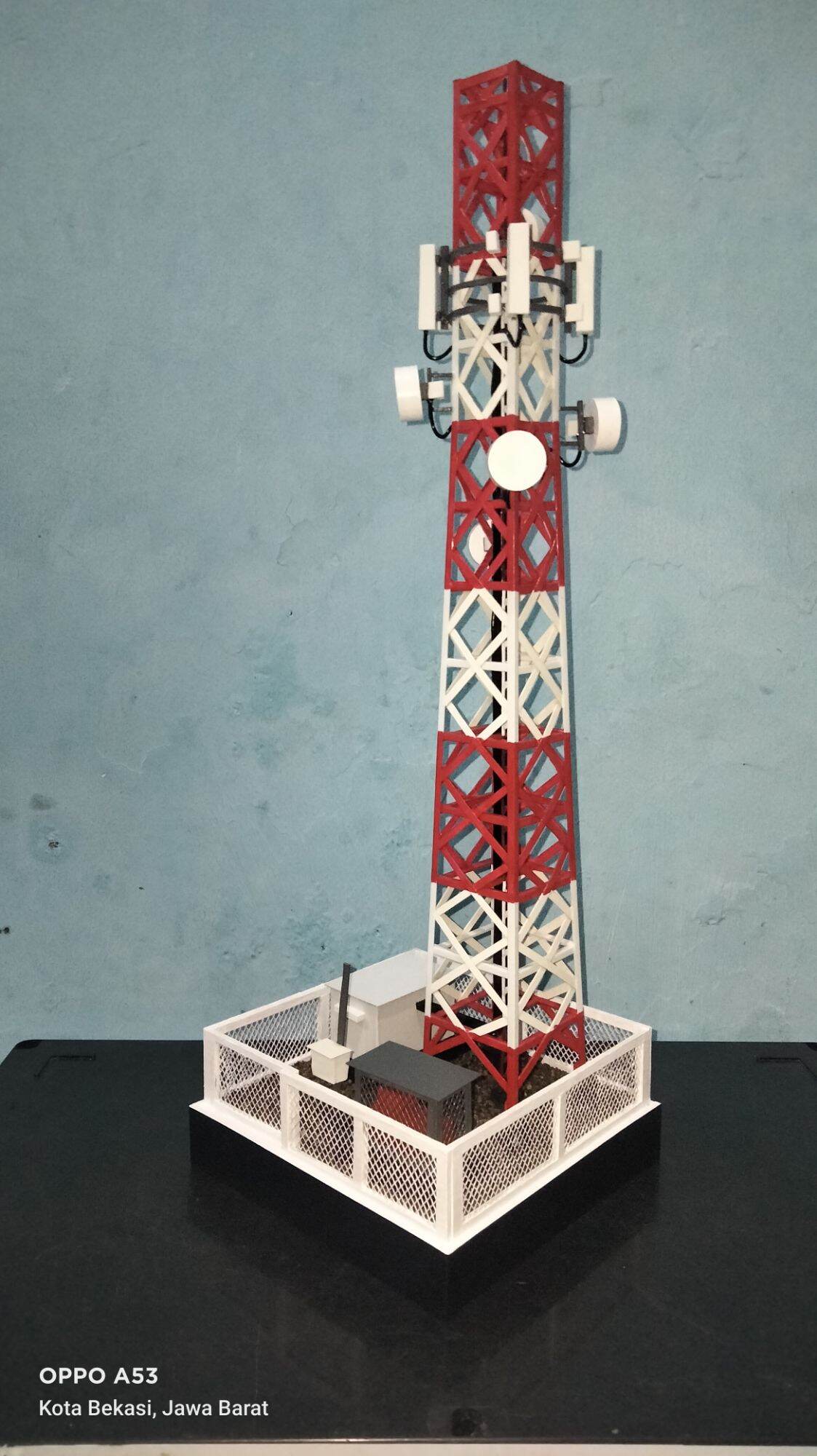 Miniatur tower BTS sinyal - Standar Tanpa Lampu- | Lazada Indonesia
