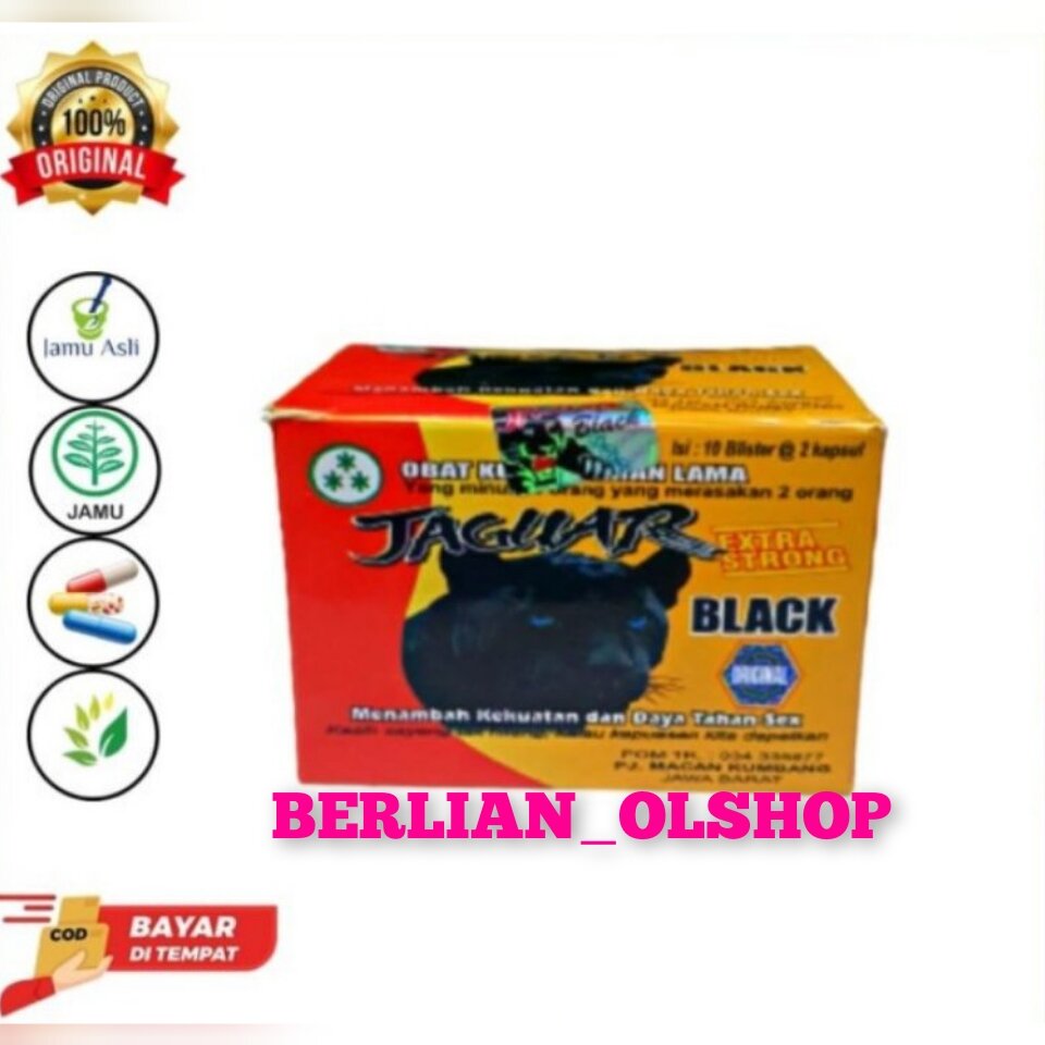 Kapsul Jaguar black - jamu Jaguar hitam harga 1box | Lazada Indonesia