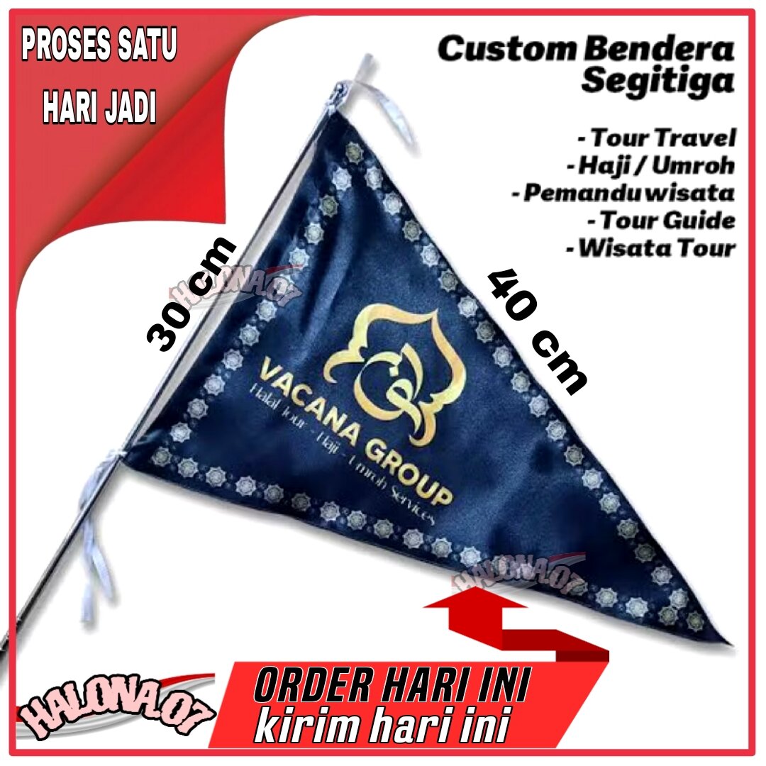 Bendera tour pemandu wisata/bendera travel | Lazada Indonesia