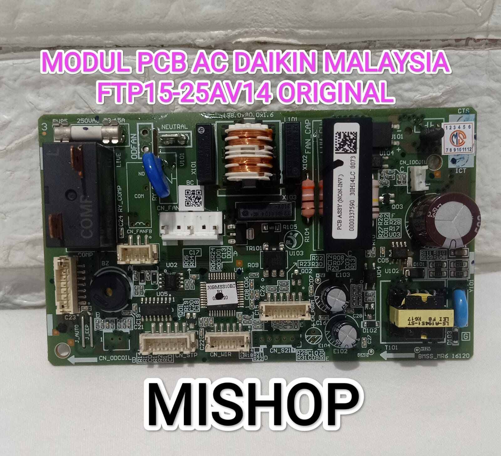 MODUL PCB AC DAIKIN MALAYSIA FTP15-25AV14 ORIGINAL | Lazada Indonesia