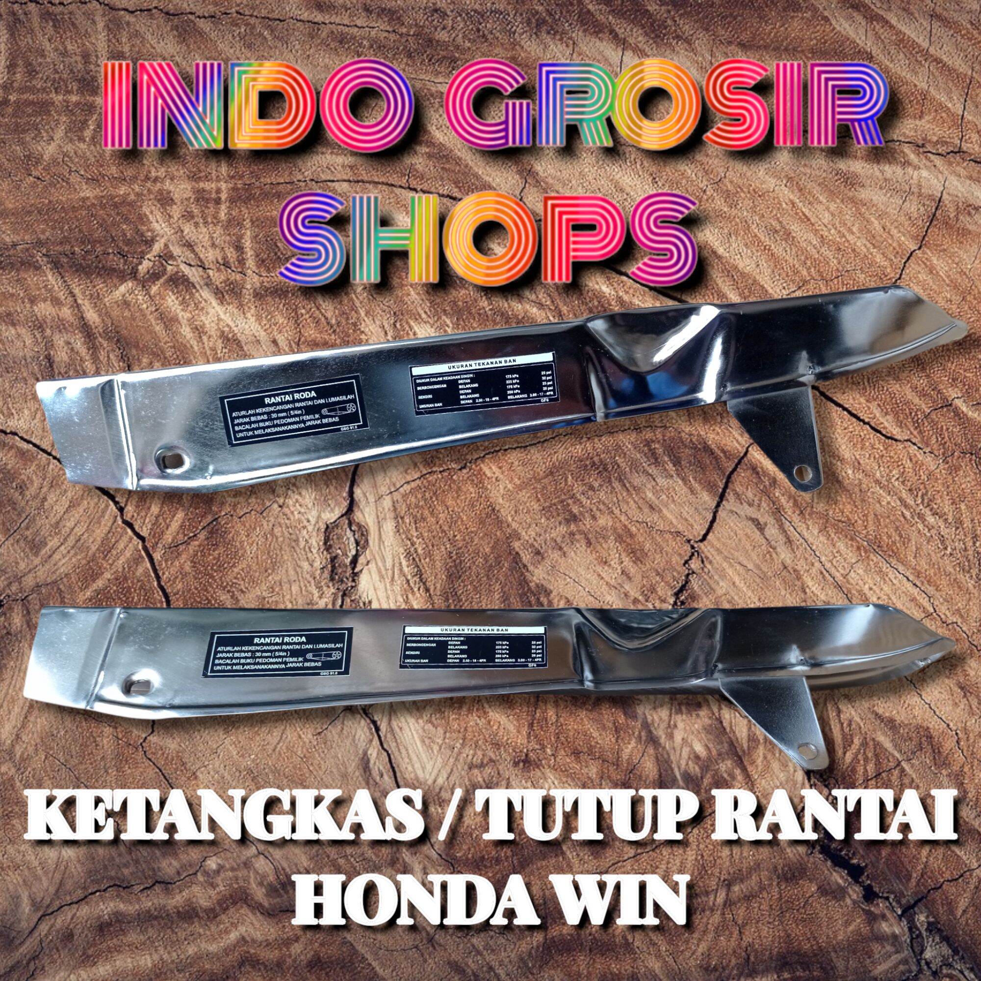 ketangkas tutup rantai katangkas honda win tebal besi | Lazada Indonesia