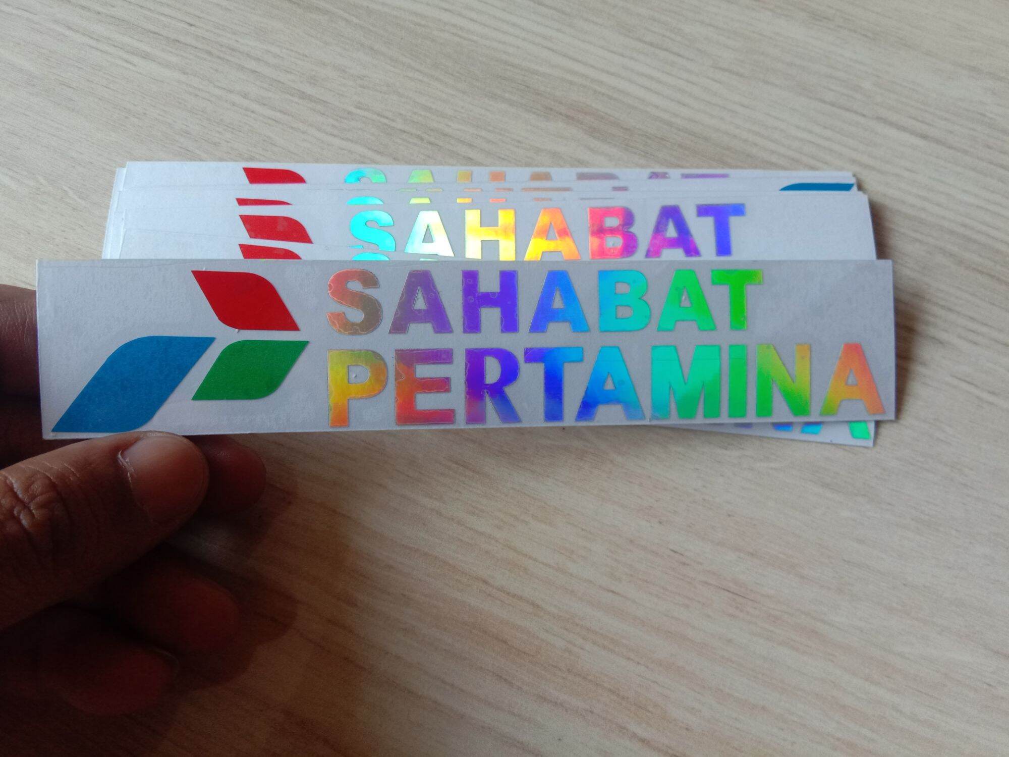 Sticker sahabat pertamina 3x15cm stiker acesoris variasi motor mobil ...