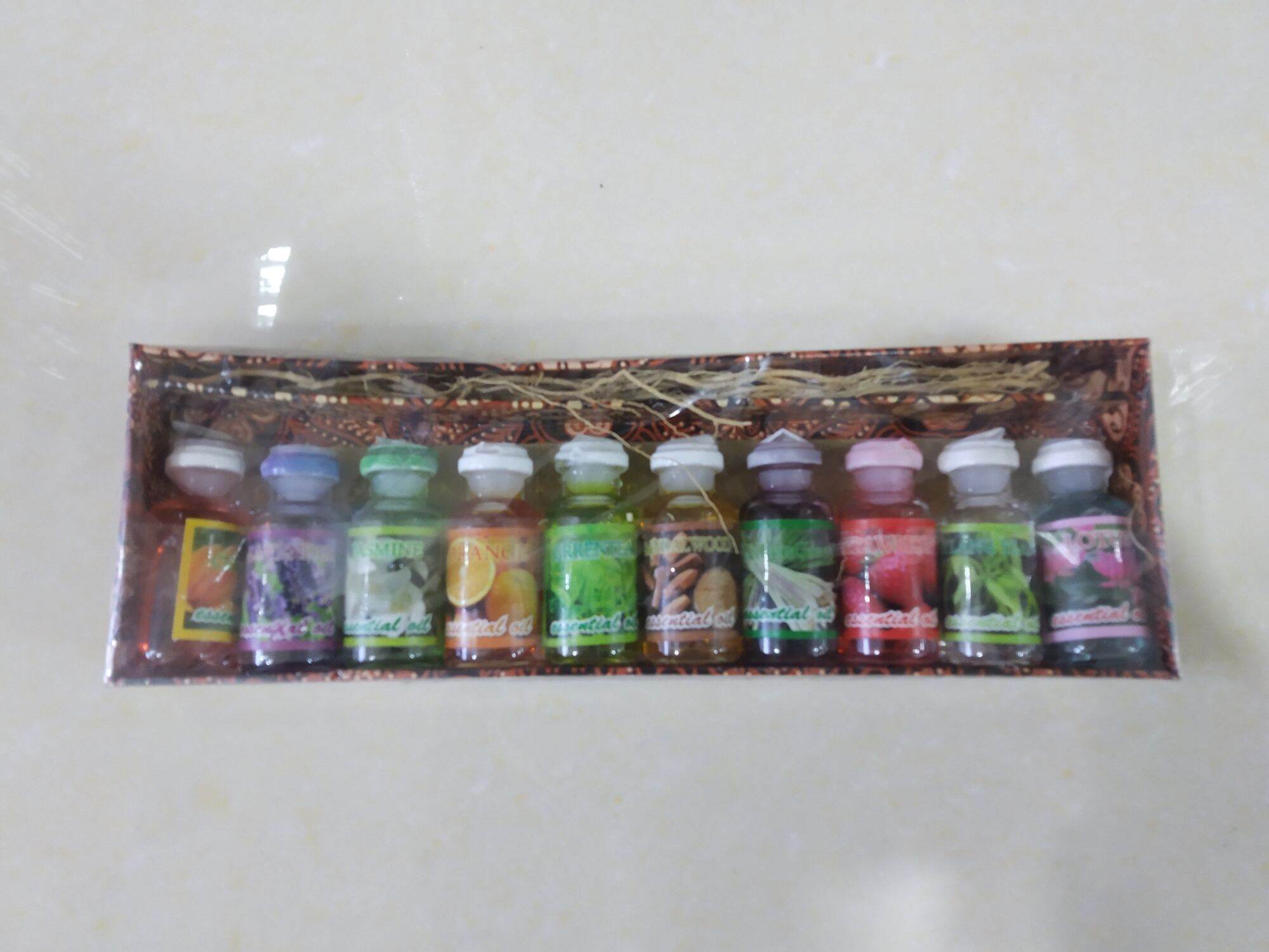 1 paket (isi 10 botol) essential oil minyak esensial aroma therapy khas ...