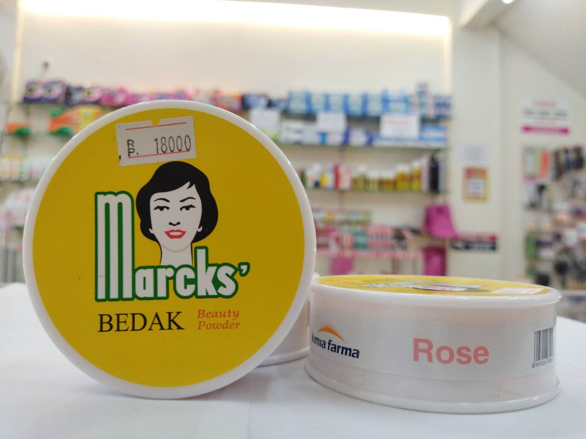 BEDAK TABUR MARCKS PUTIH & ROSE | Lazada Indonesia